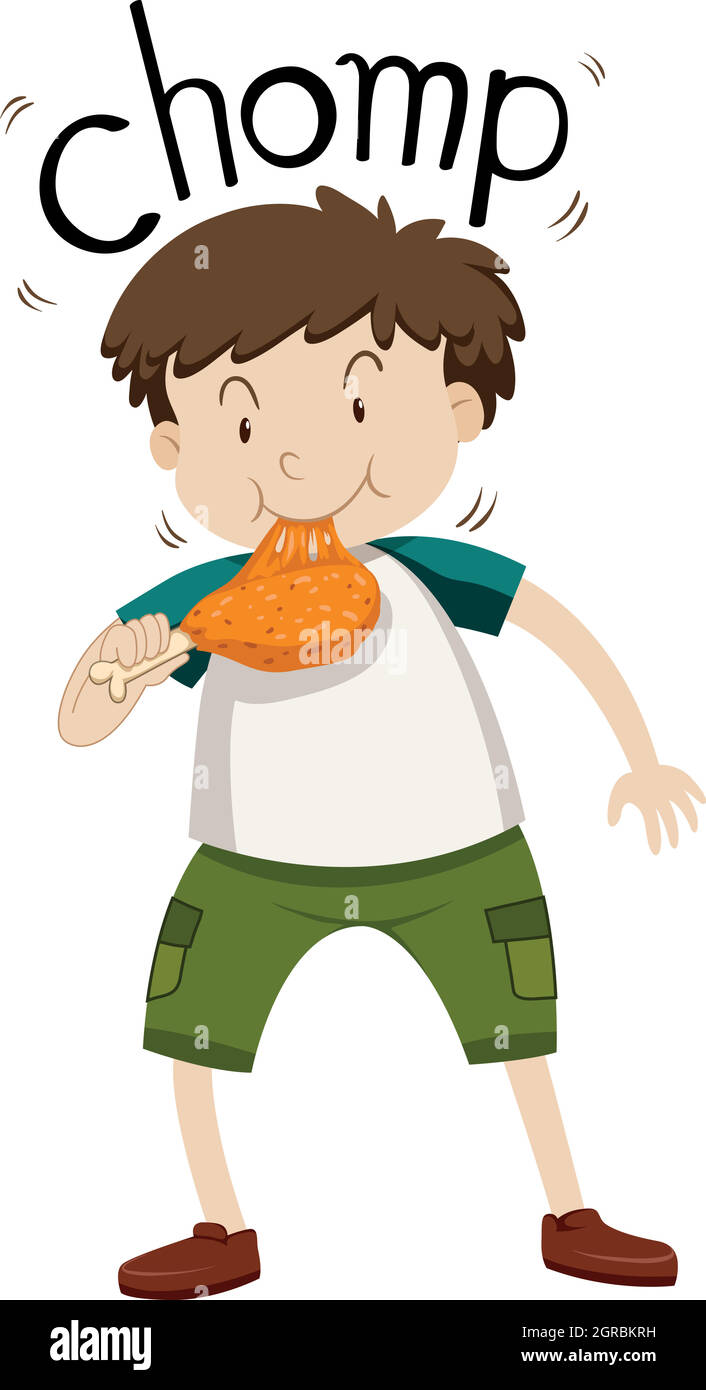 Fat Boy Eating Chicken Stock Vector Image Art Alamy fat-boy-eating-chicken-stock-vector-image-art-alamy