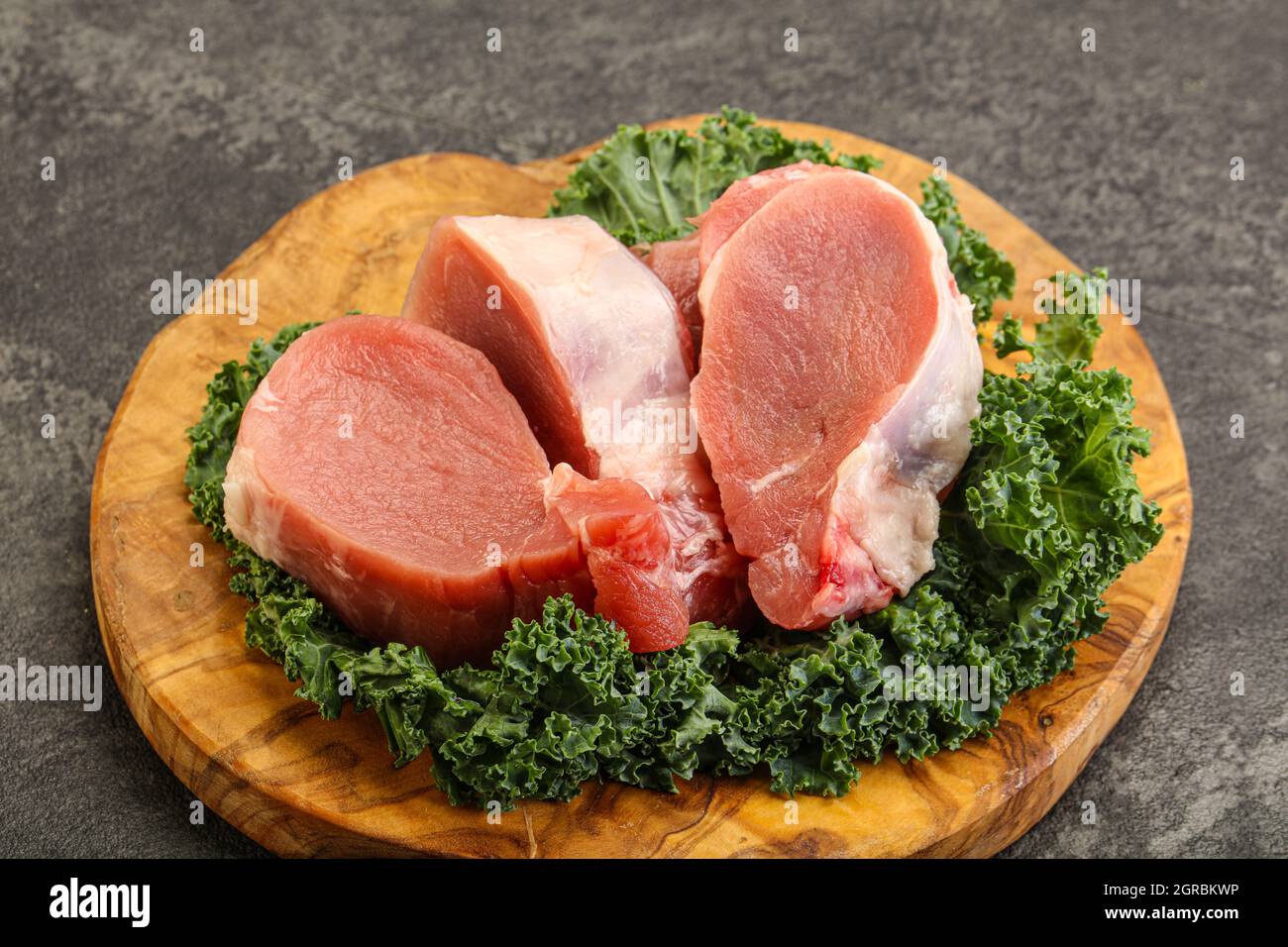 Fresh raw pork tenderloin for roast or grill Stock Photo - Alamy