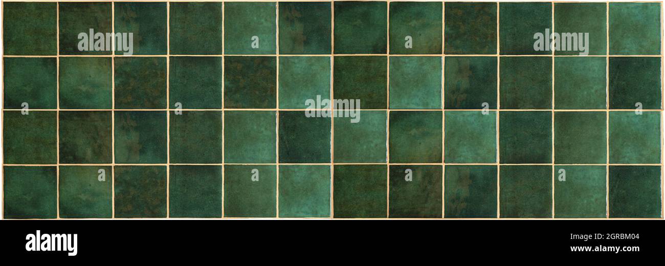 Green ceramic floor tile hi-res stock photography and images - Alamy