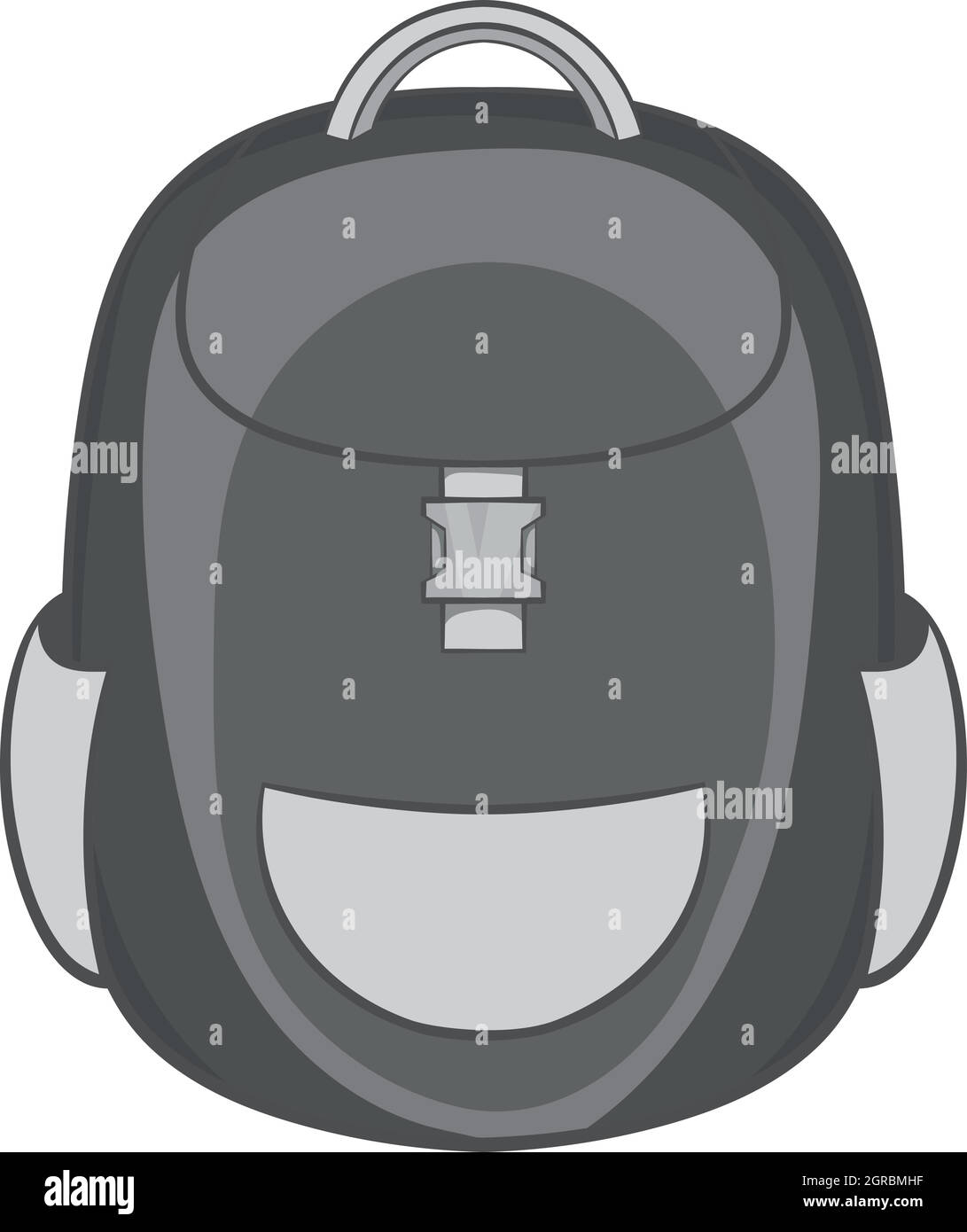 Black backpack Stock Vector Images - Alamy