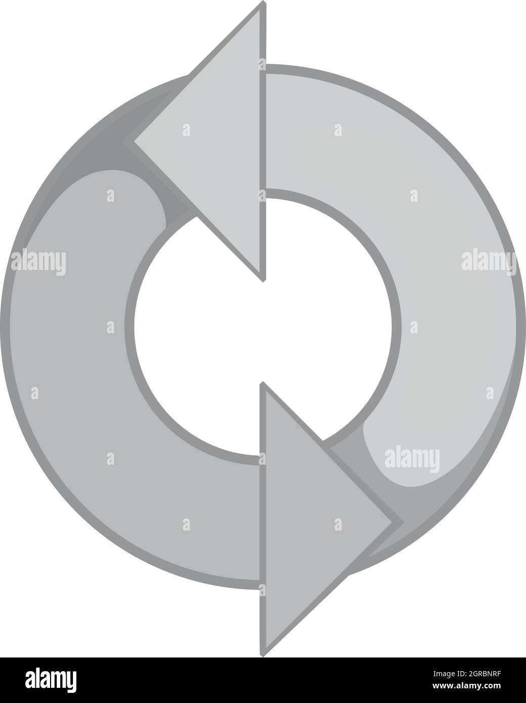 Refresh icon, black monochrome style Stock Vector Image & Art - Alamy