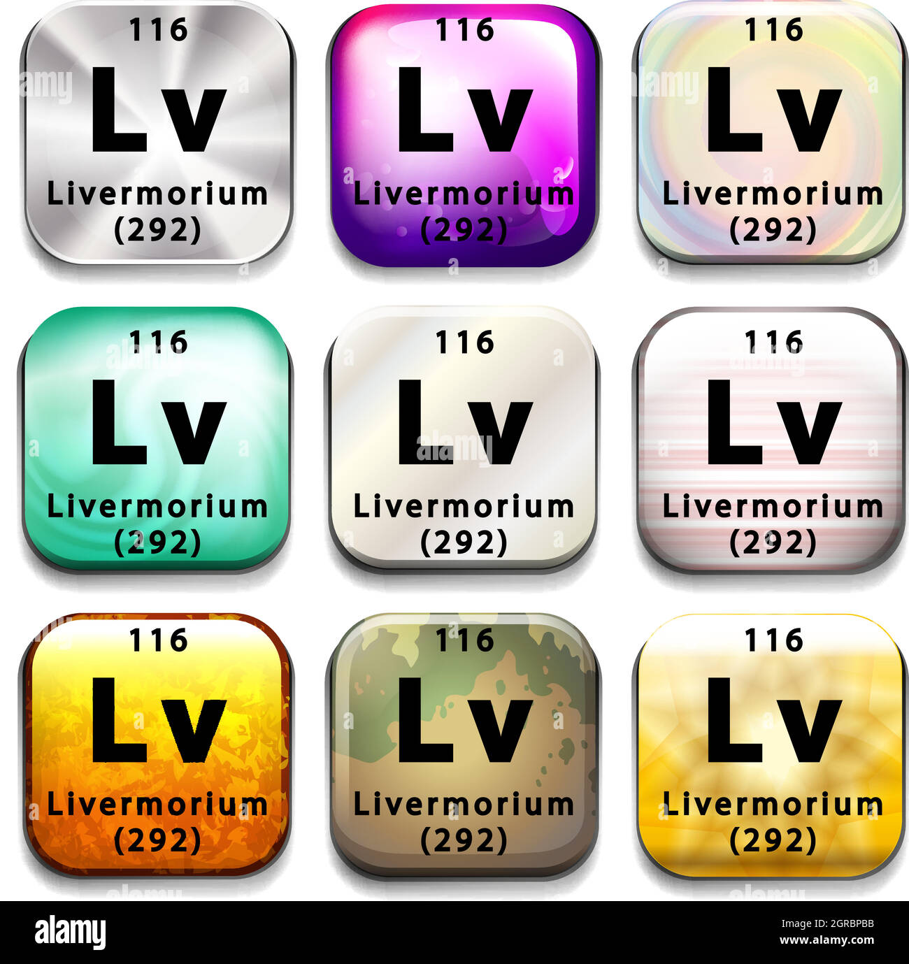 116 livermorium Stock Vector Images - Alamy