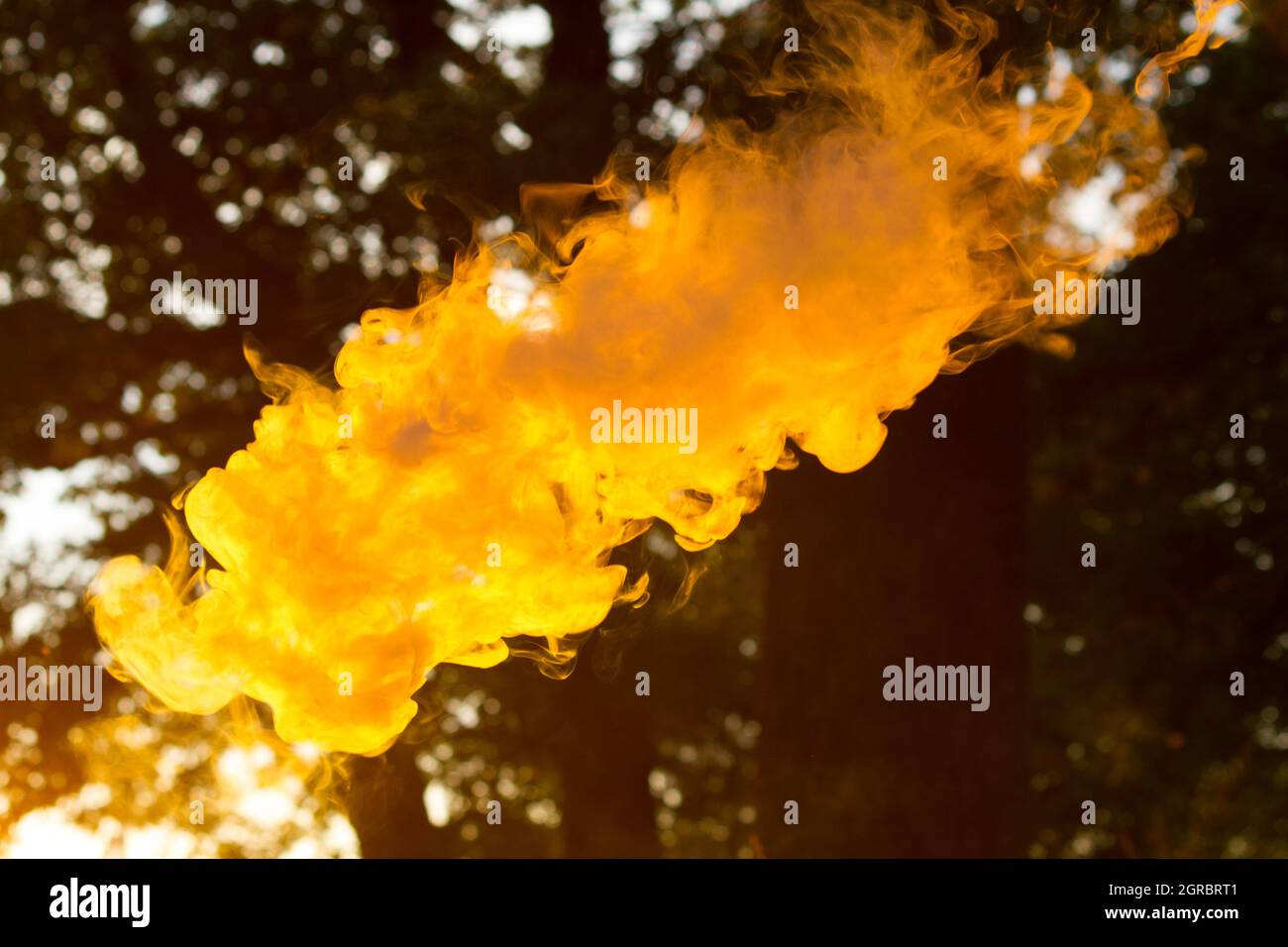 Smoke from cigarette or hookah in sunshine Stock Photo - Alamy