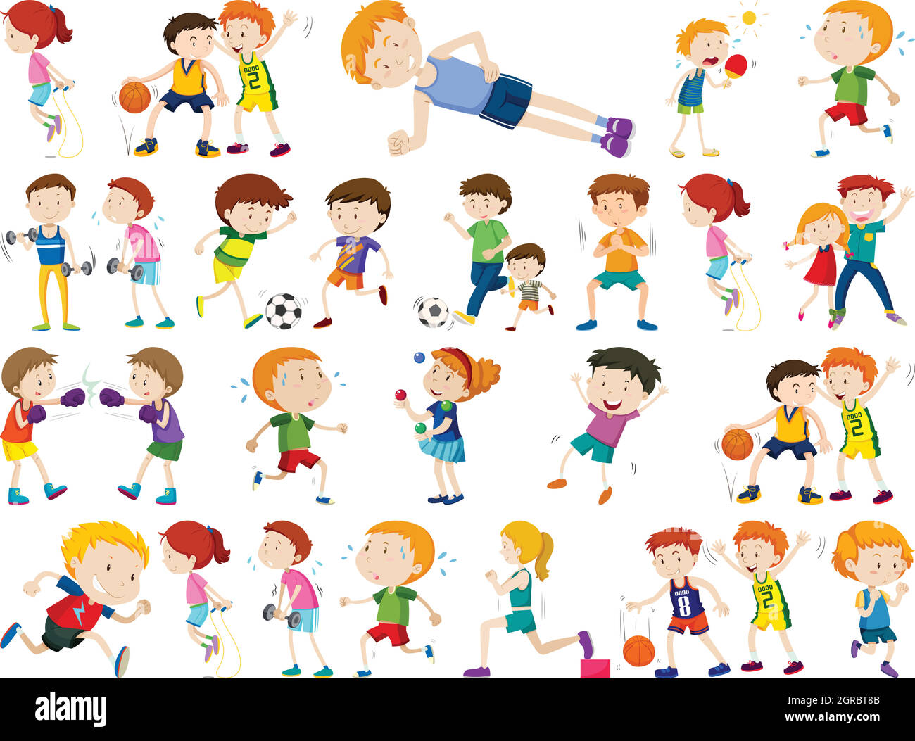 Children being children Stock Vector Images - Alamy