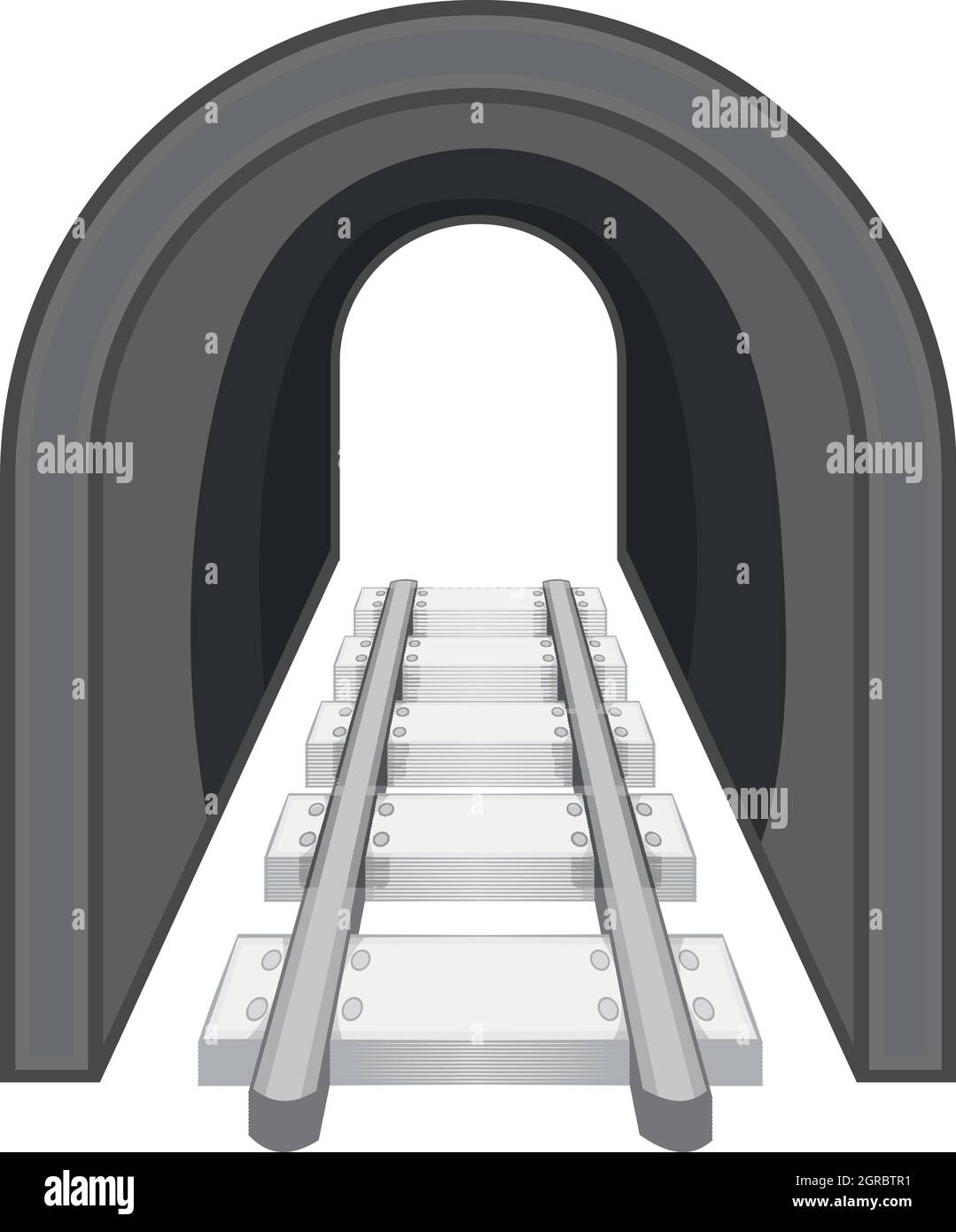 Black metal rails Stock Vector Images - Alamy