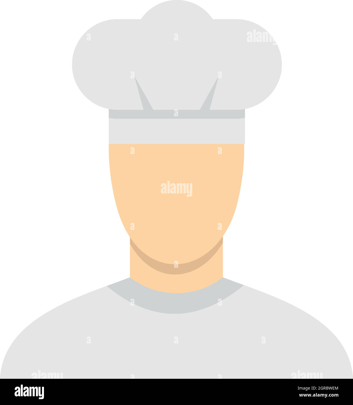 Chef icon, flat style Stock Vector Image & Art - Alamy