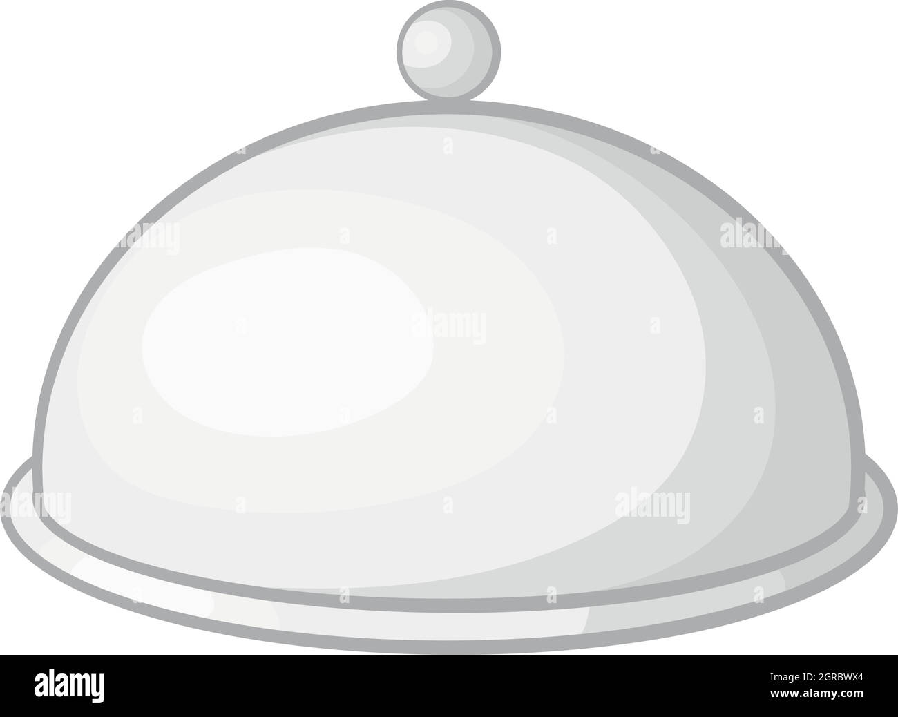 Dish lid icon cartoon style Stock Vector Images - Alamy