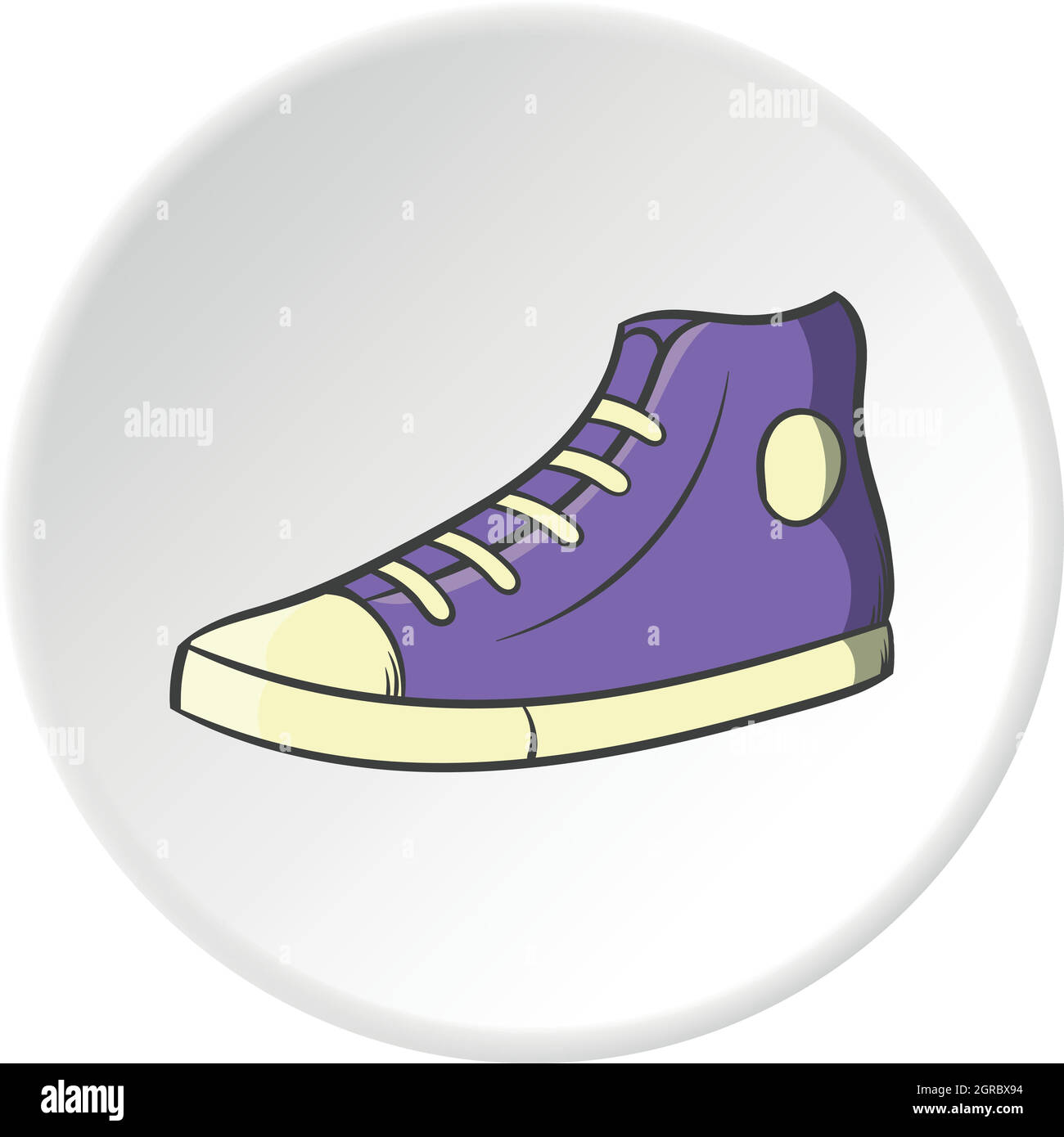 Style shoelace icon cartoon Stock Vector Images - Alamy