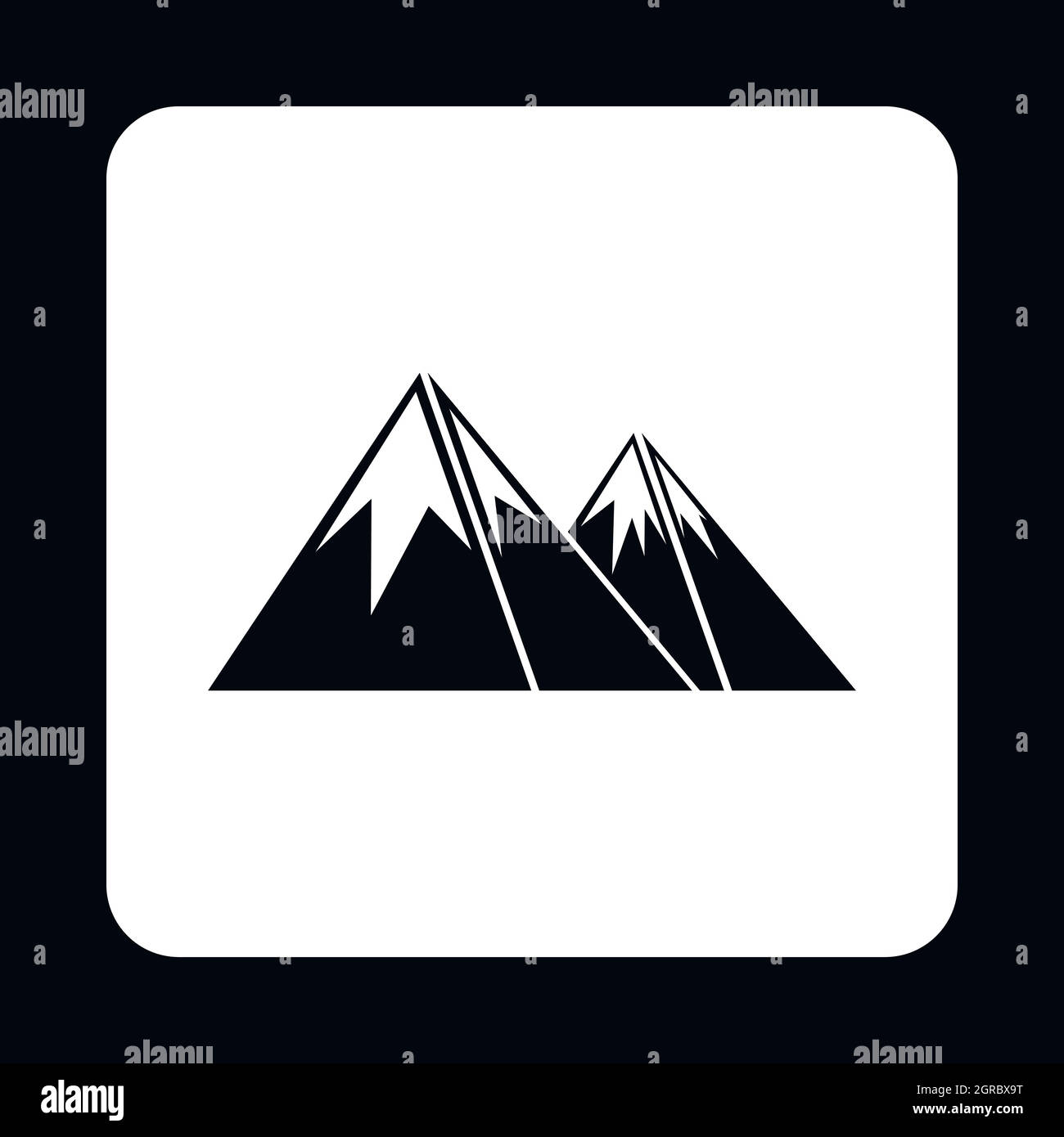 Beautiful view in high Stock Vector Images - Alamy