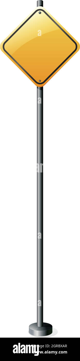 An empty diamond signboard Stock Vector Image & Art - Alamy