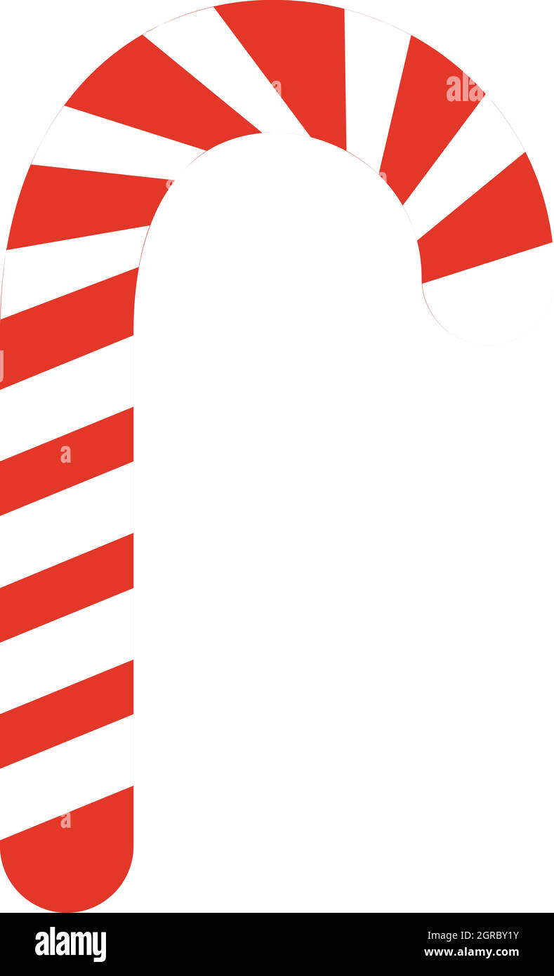 Red and white candy cane Stock Vector Images - Alamy