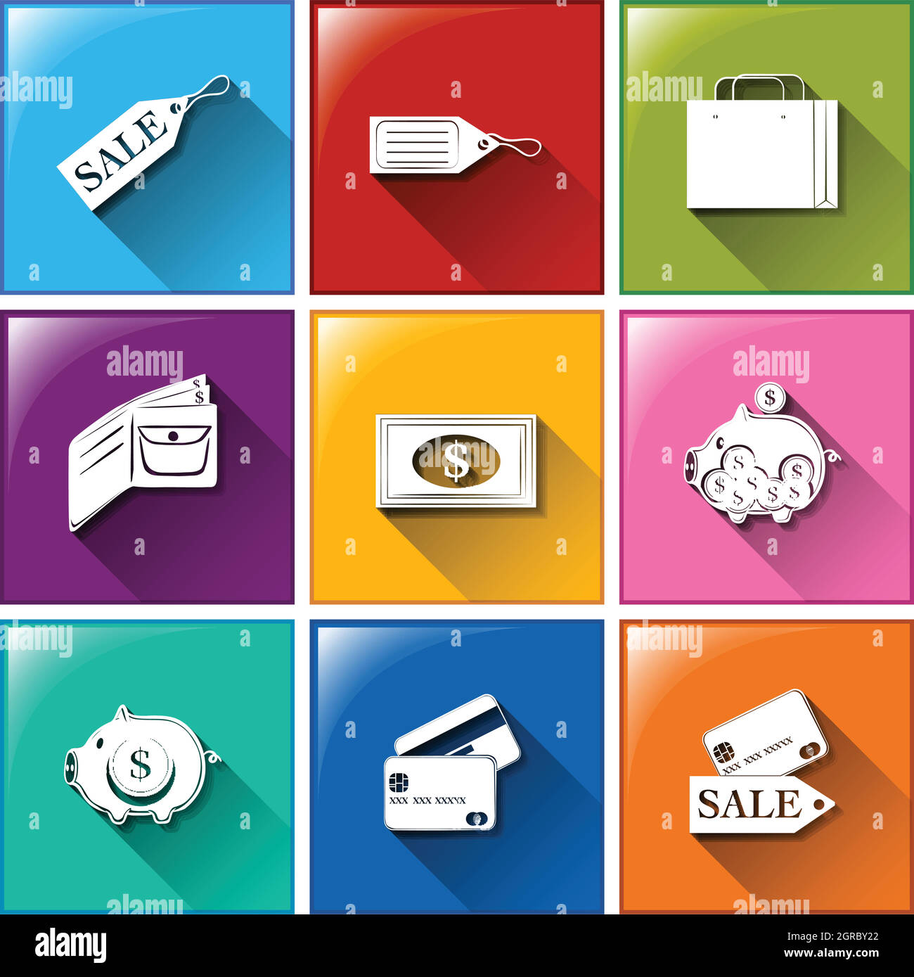 Icons for spending Stock Vector Image & Art - Alamy