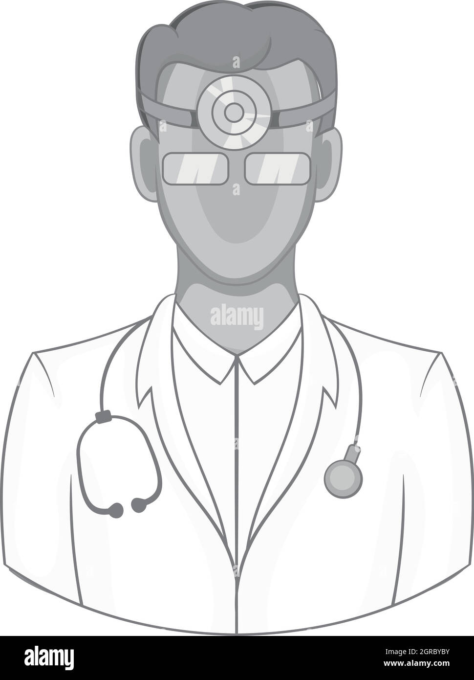 Cartoon doctor icon hi-res stock photography and images - Alamy
