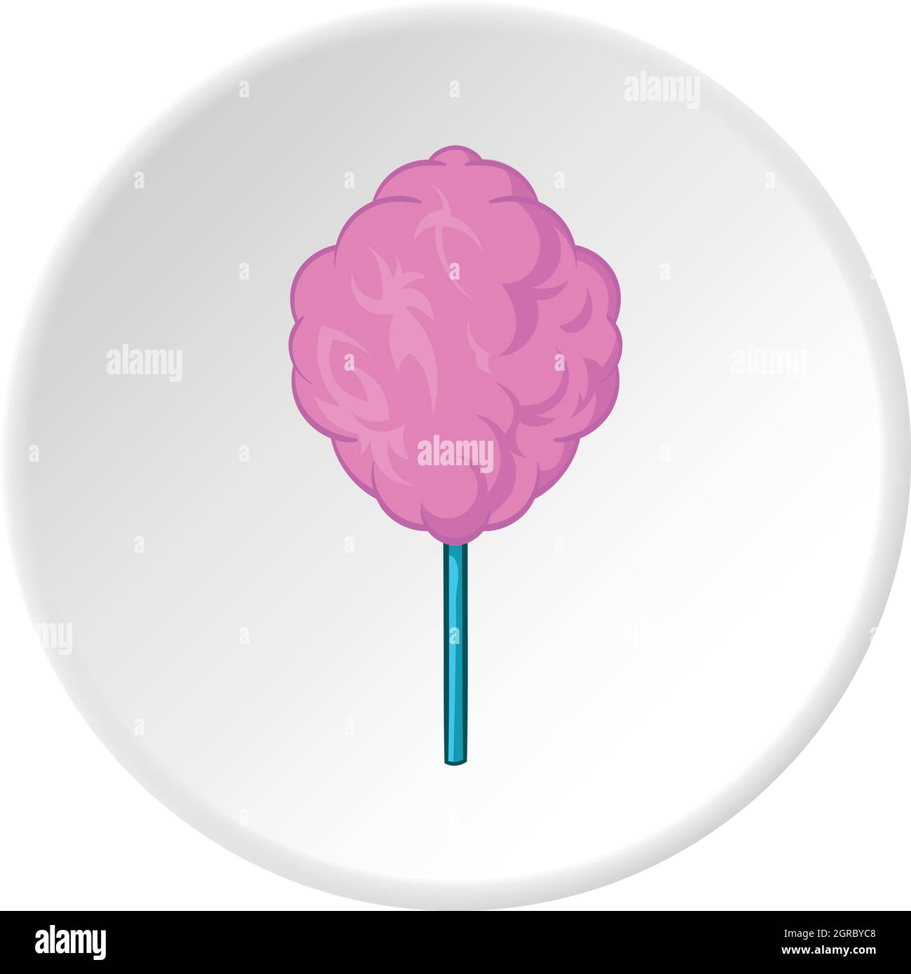 Cotton candy icon, cartoon style Stock Vector Image & Art - Alamy