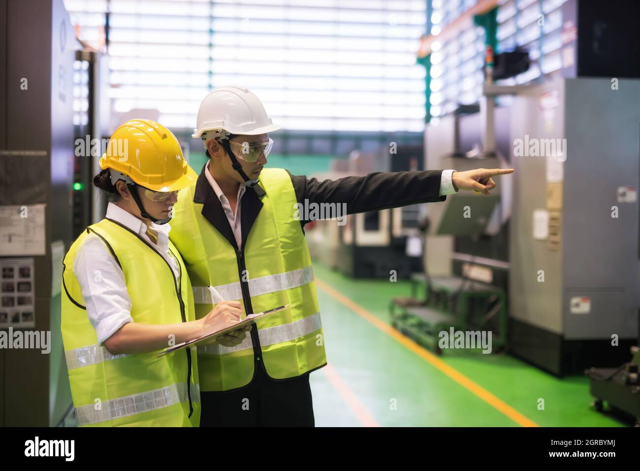 Health safety inspector factory hi-res stock photography and images - Alamy