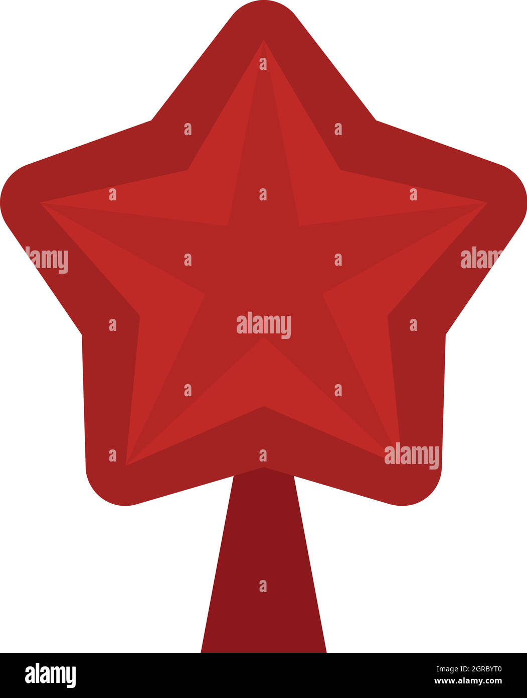 Christmas tree star flat Stock Vector Images - Alamy
