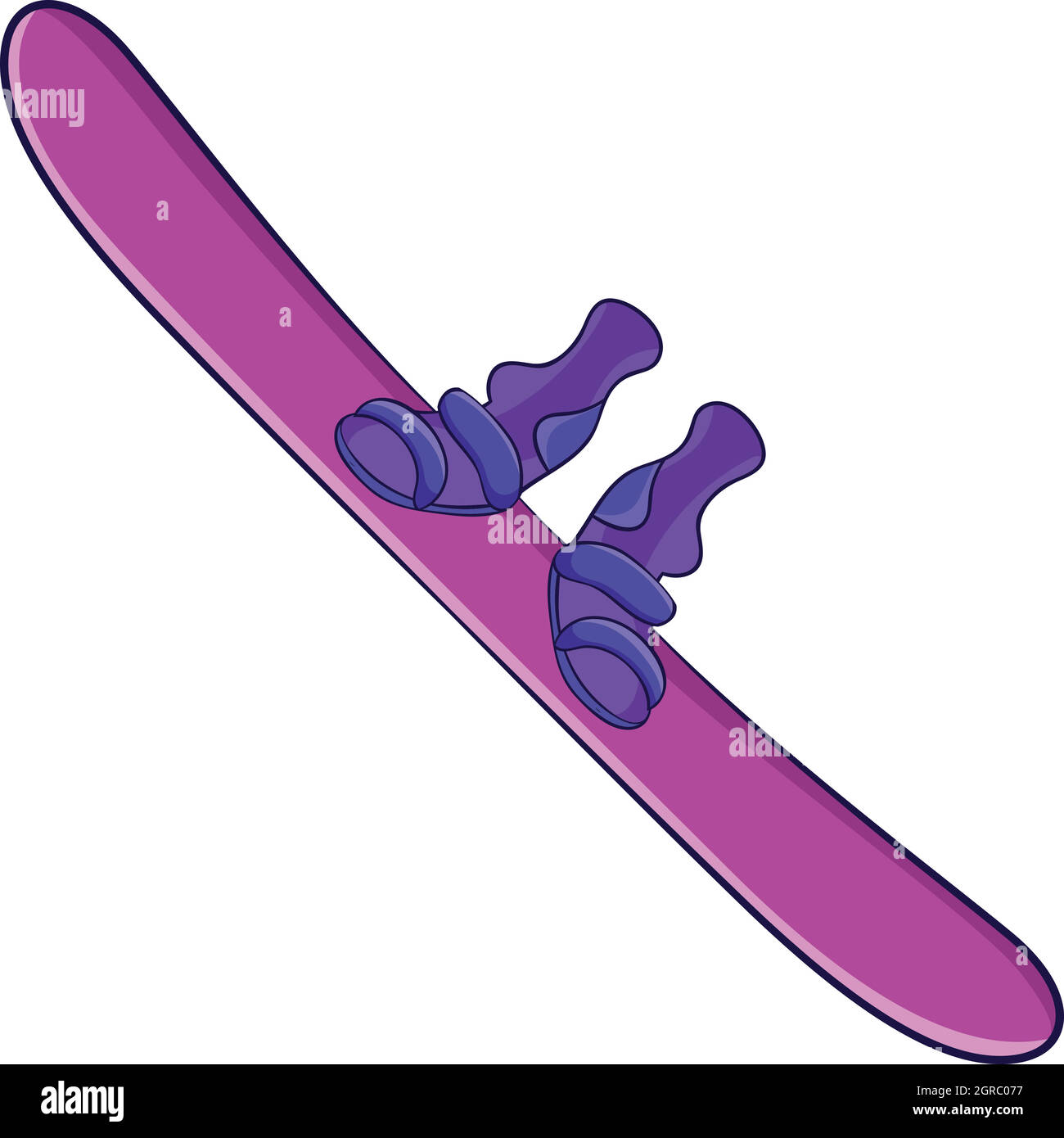 Snowboard sport equipment icon, cartoon style Stock Vector Image & Art ...