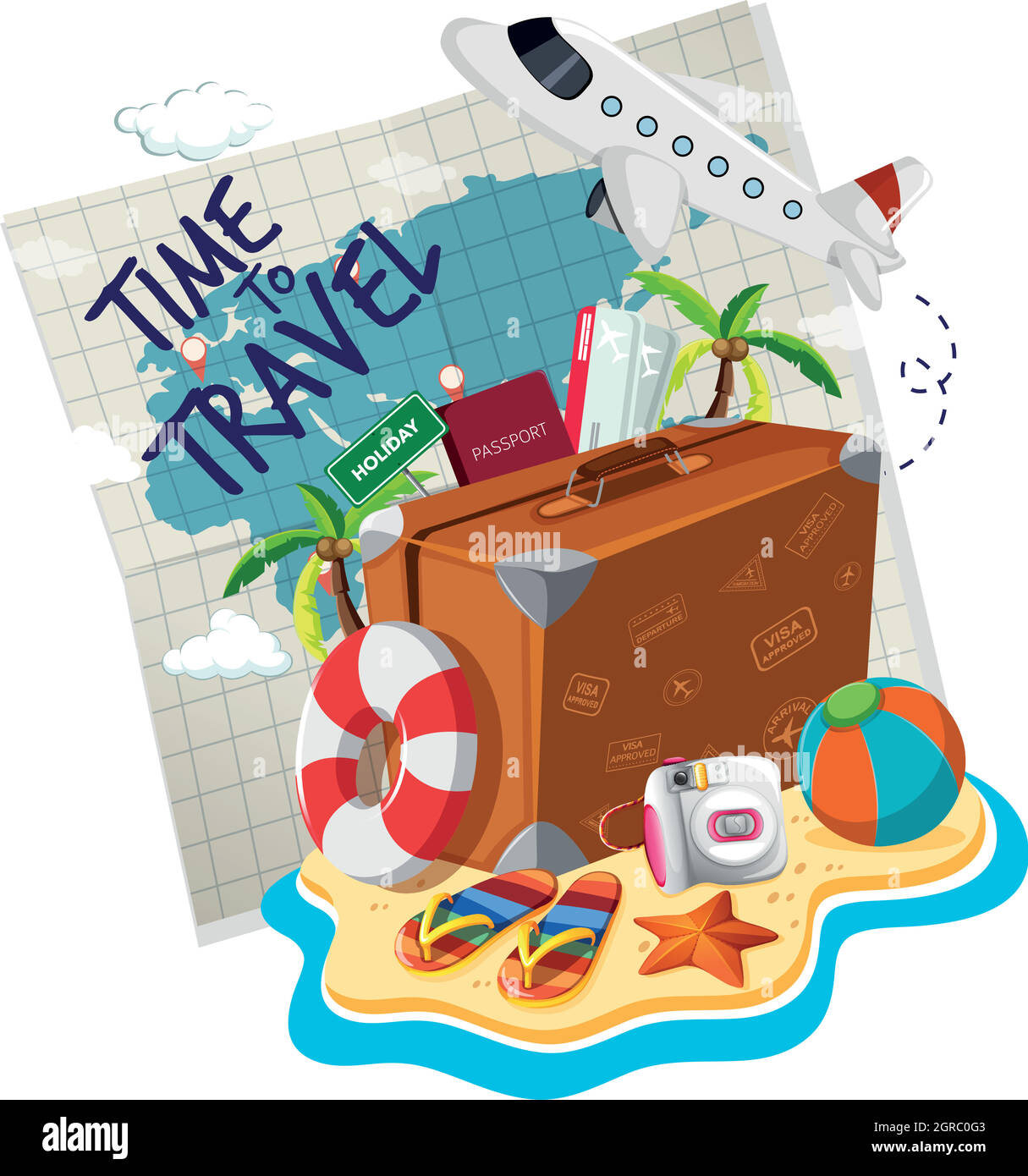 Time open icon cartoon Cut Out Stock Images & Pictures - Alamy