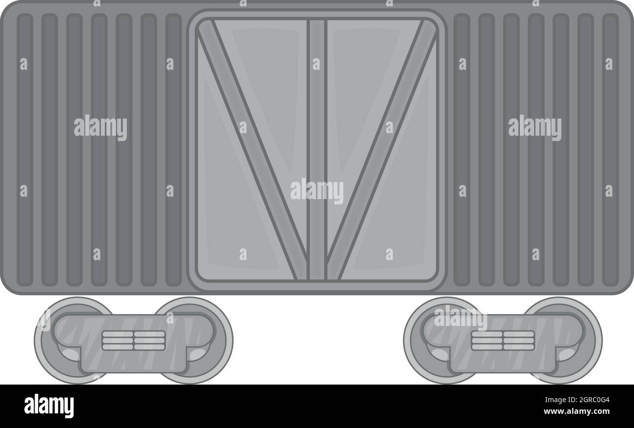 Freight train icon, black monochrome style Stock Vector Image & Art - Alamy