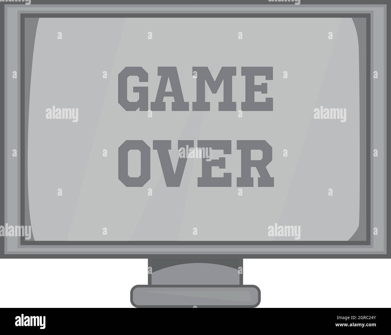 Game over screen retro hi-res stock photography and images - Alamy