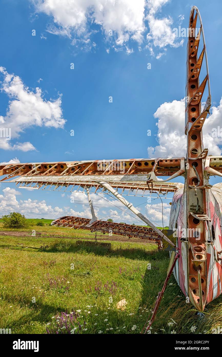 Broken aircraft in water hi-res stock photography and images - Alamy