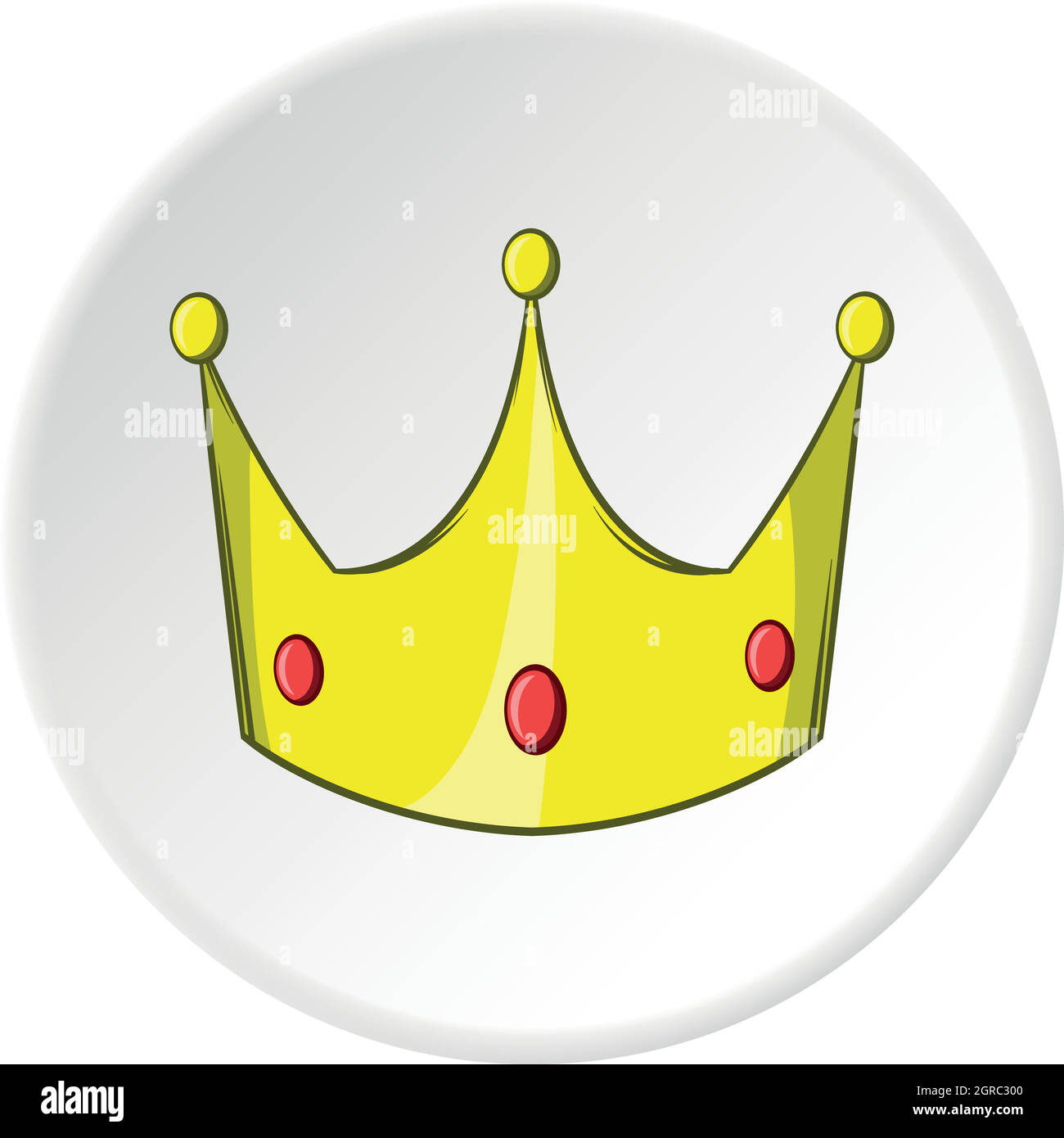 Cute princess icon cartoon Stock Vector Images - Alamy