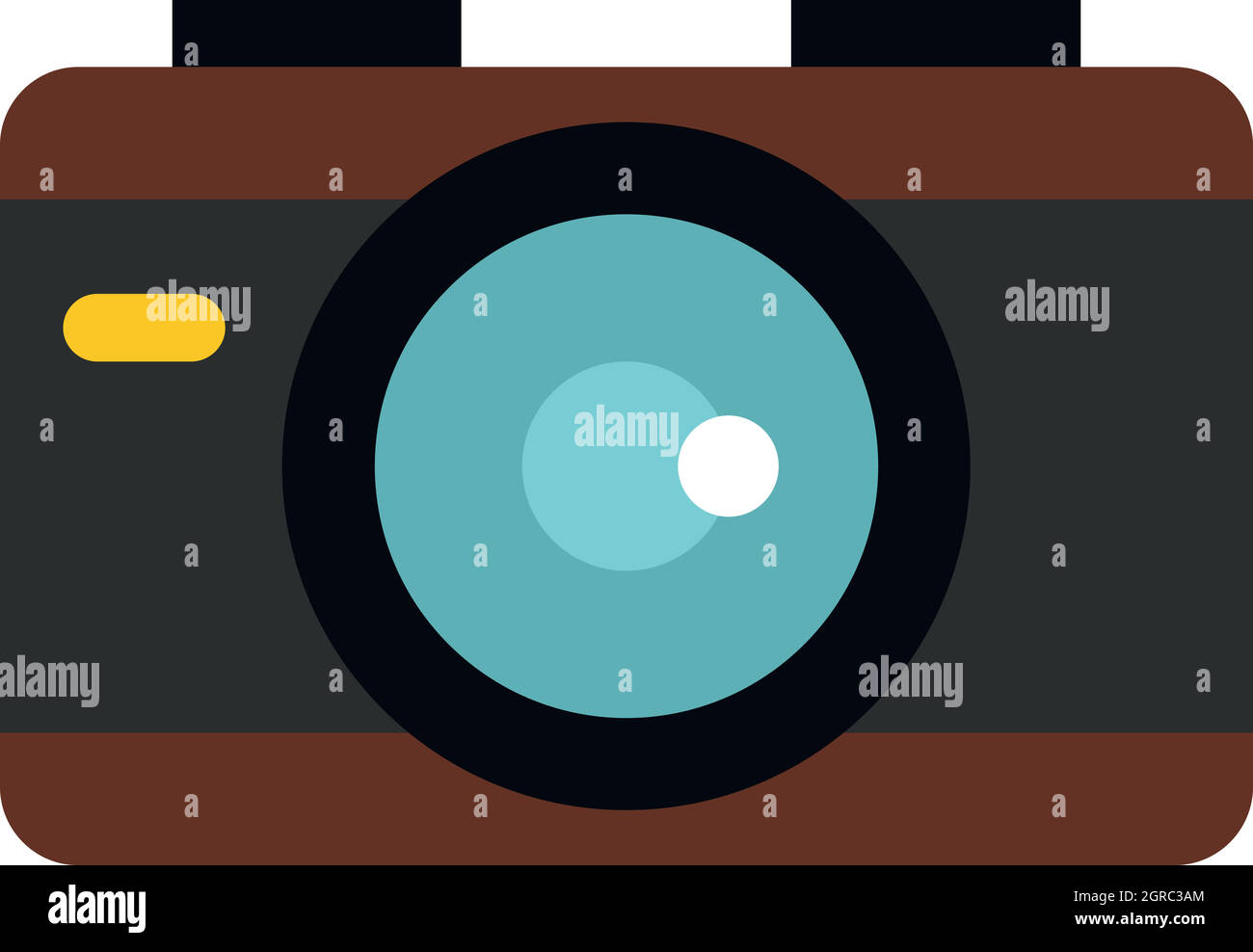 At camera isolated Stock Vector Images - Alamy