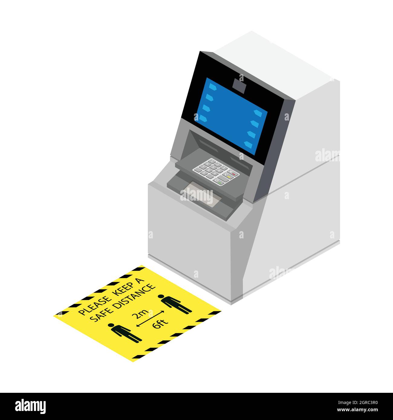 Using the atm machines Stock Vector Images - Alamy