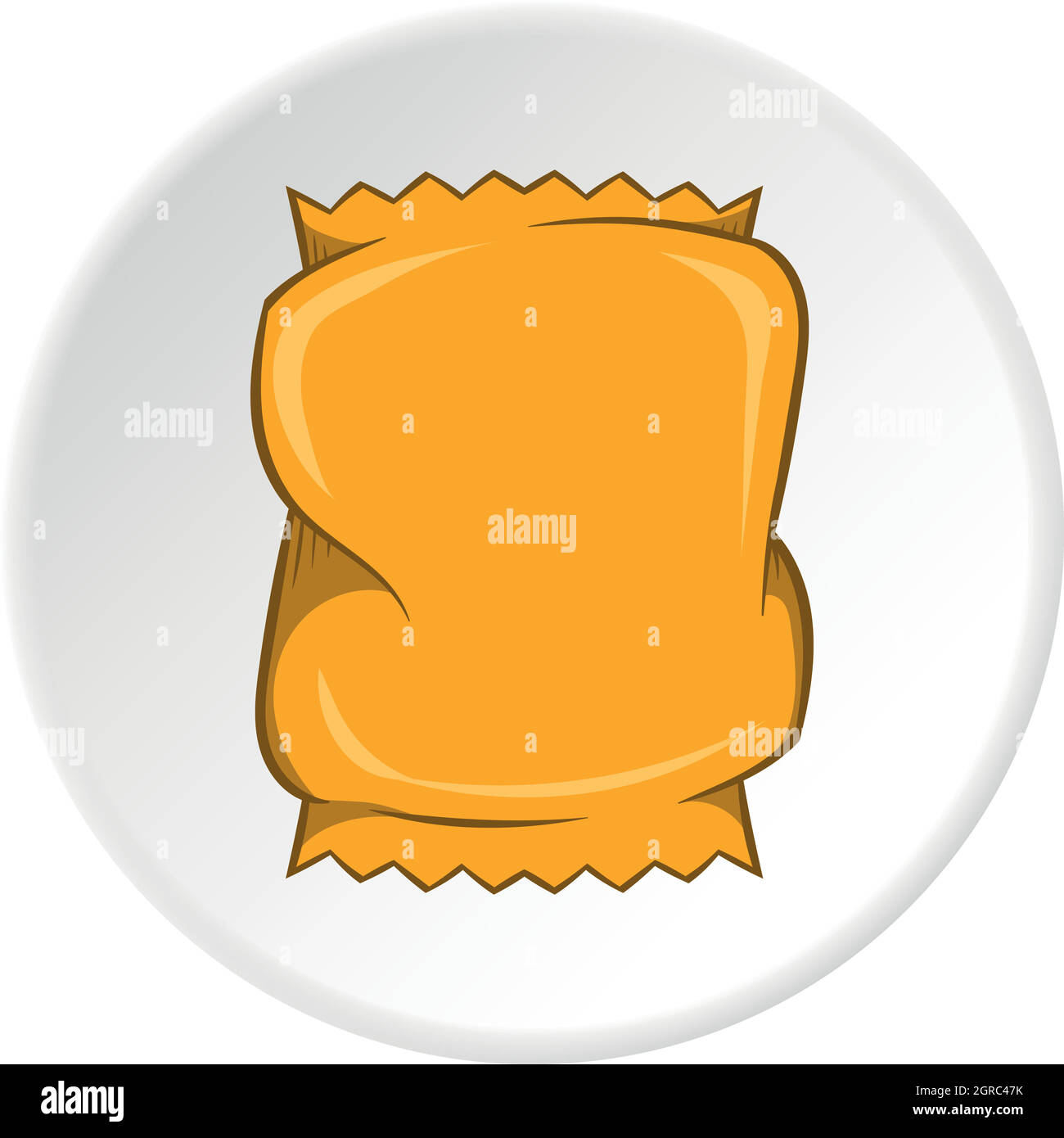 Crumpled packaging icon, cartoon style Stock Vector Image & Art - Alamy