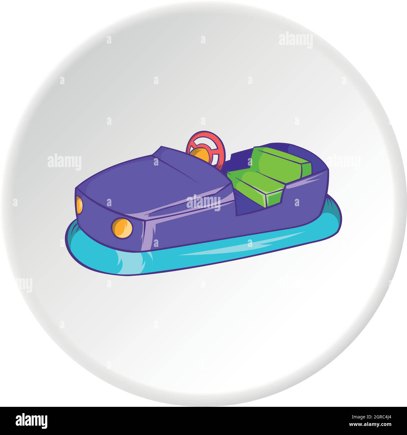 Children bumper machine icon, cartoon style Stock Vector Image & Art ...