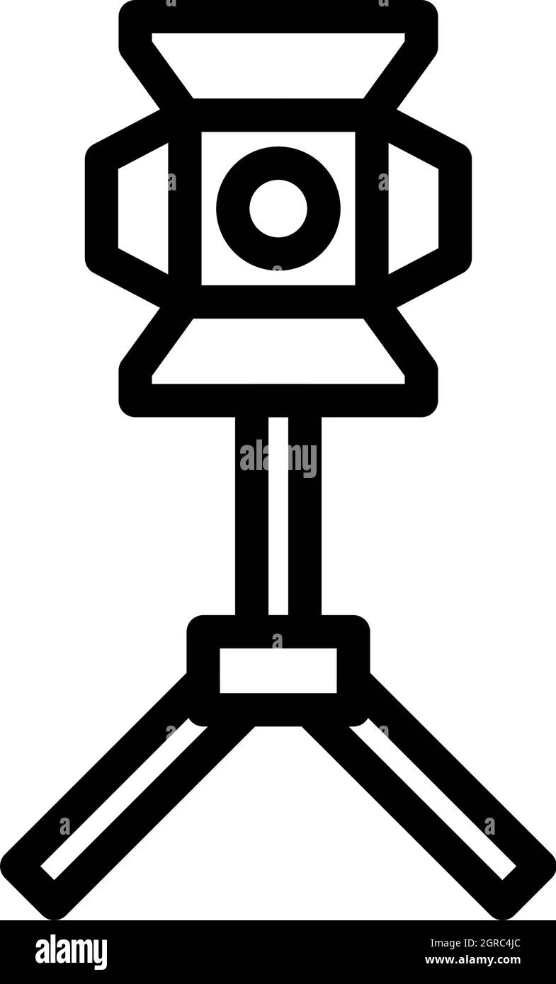 Video projector icon simple Black and White Stock Photos & Images - Alamy