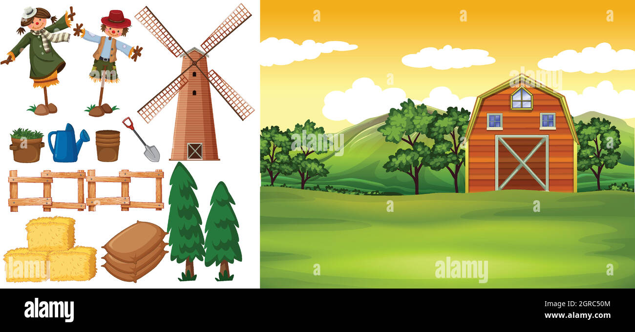 Soil environment farms Stock Vector Images - Alamy