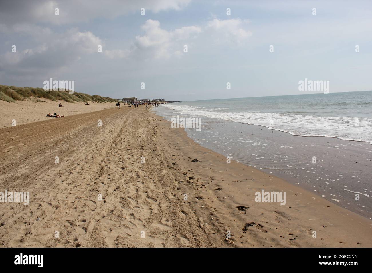 Camber, East Sussex, UK - 06.10.21: Camber sands East Sussex UK - view ...