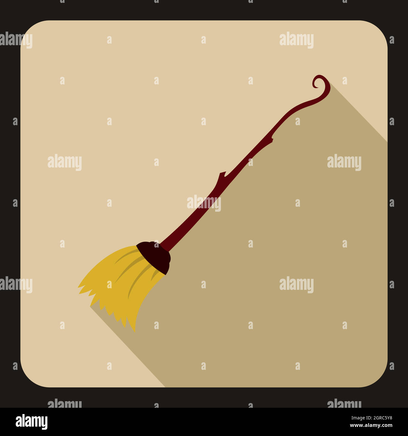 Witches broom vector Stock Vector Images - Alamy