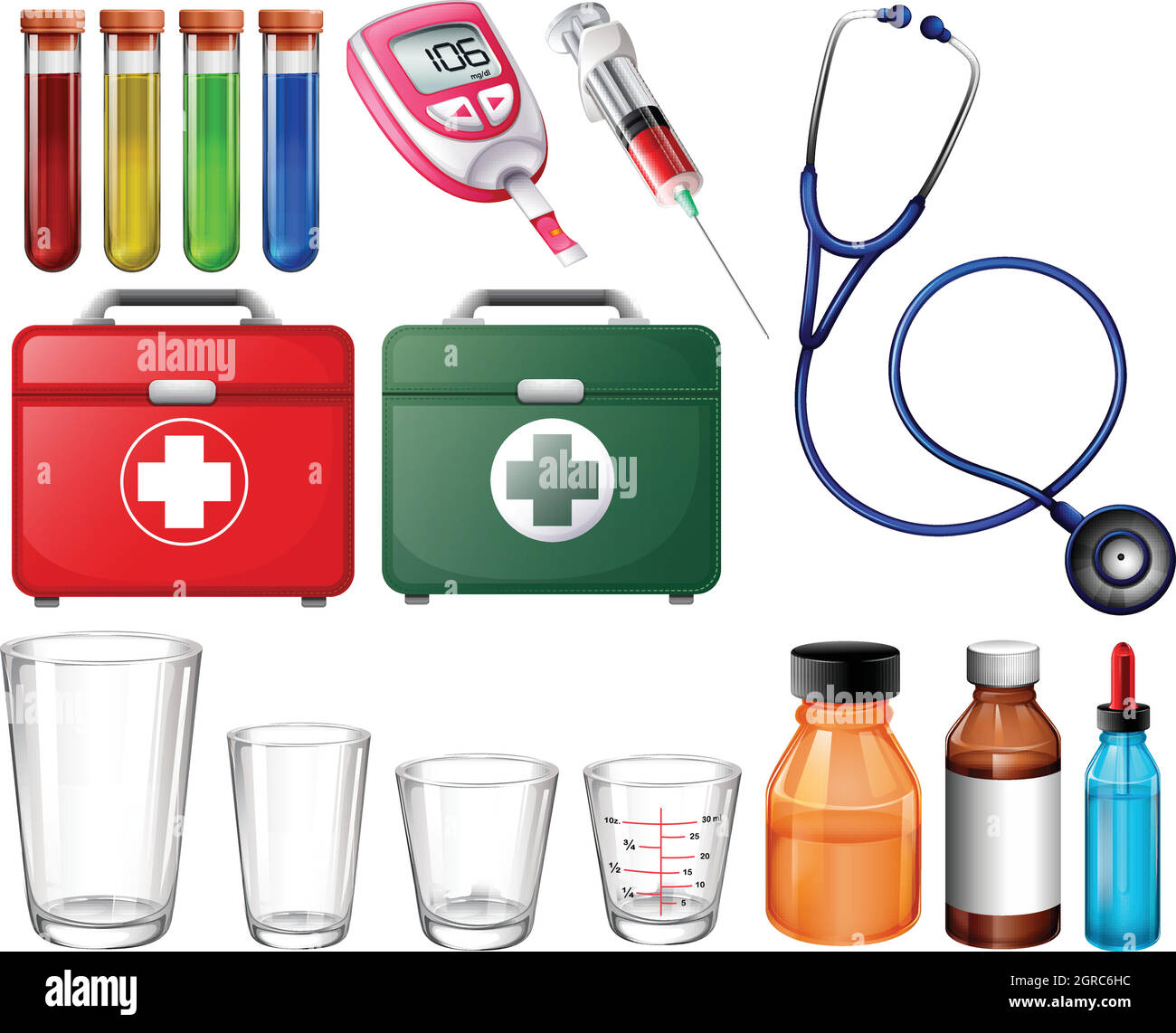 Different medical sets Stock Vector Image & Art - Alamy