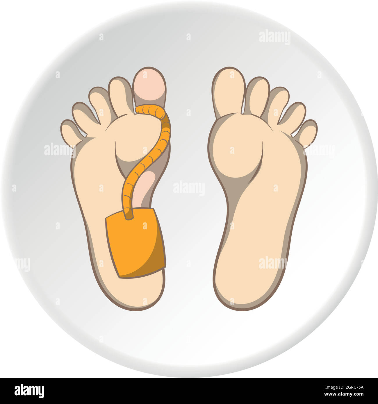 Cartoon human feet hi-res stock photography and images - Alamy