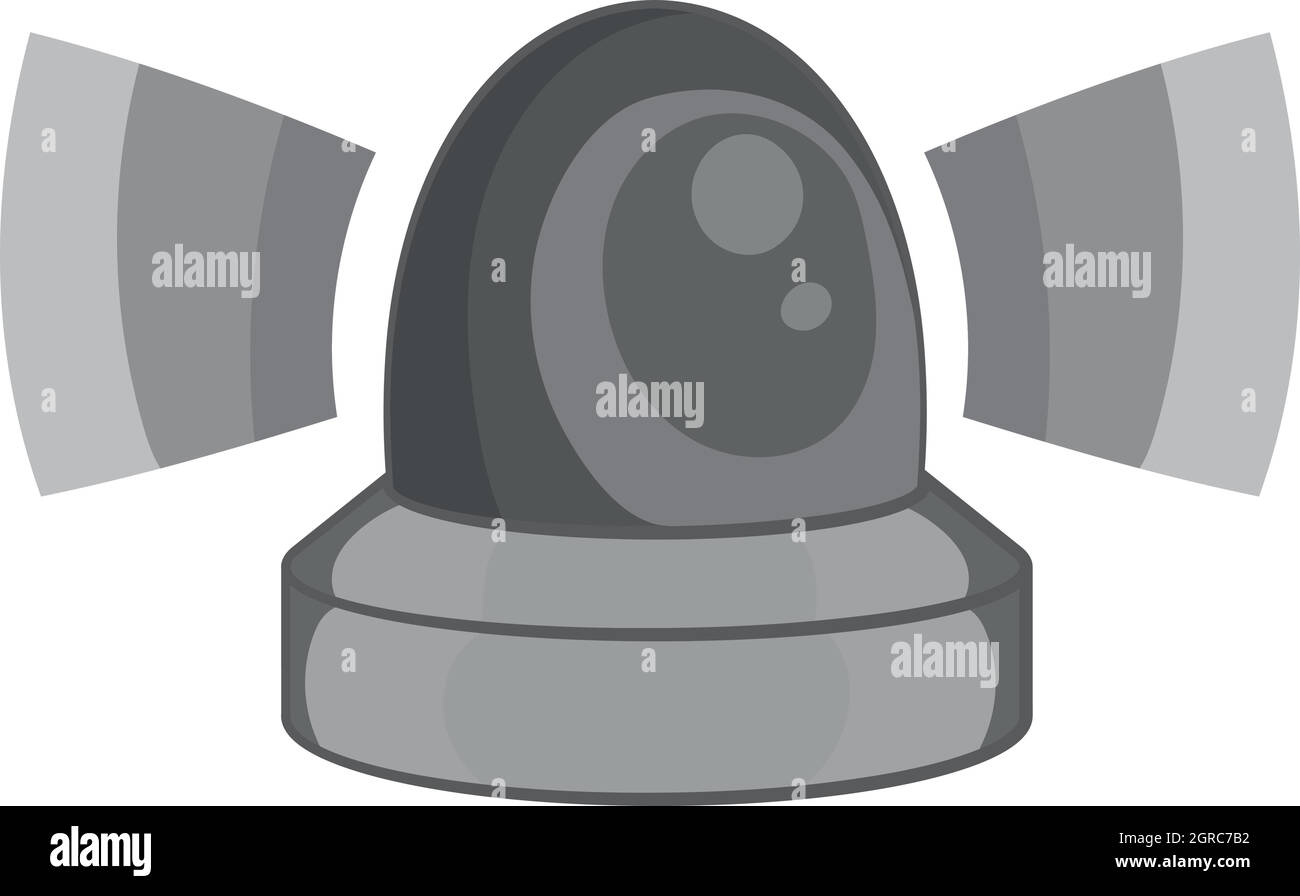 Police siren icon, black monochrome style Stock Vector Image & Art - Alamy