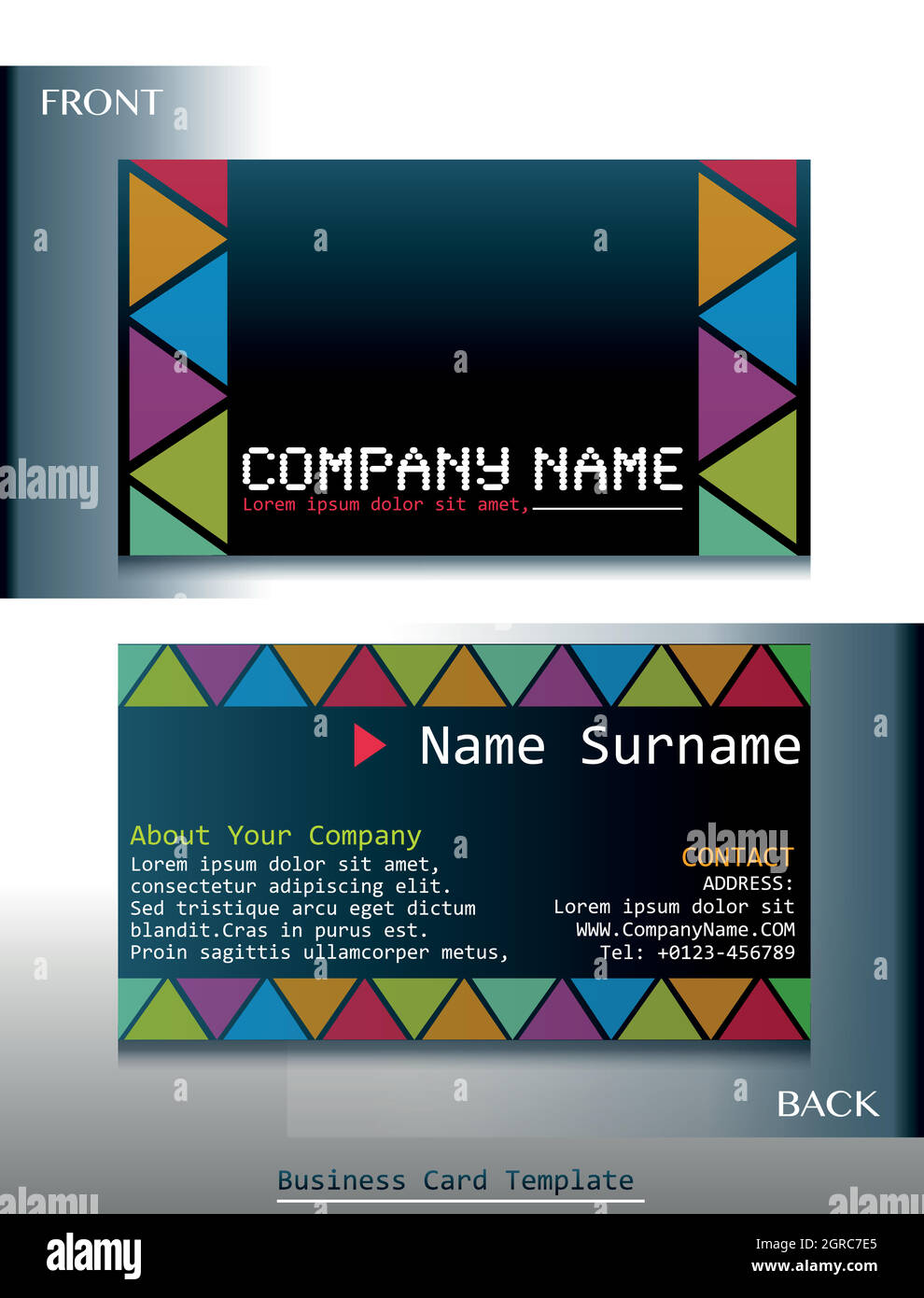 Back card number Stock Vector Images - Alamy