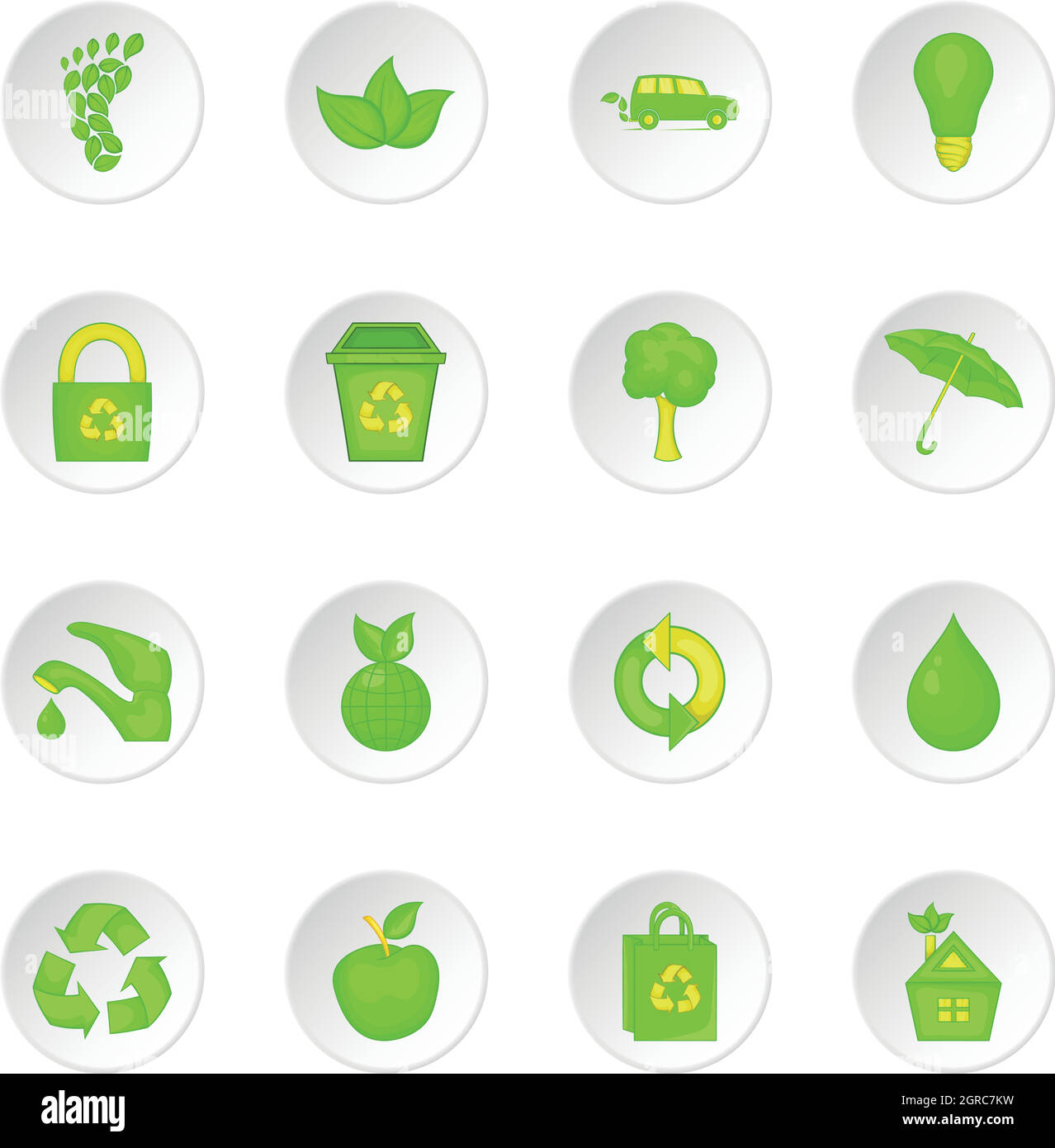 Trash bag set cartoon Cut Out Stock Images & Pictures - Alamy