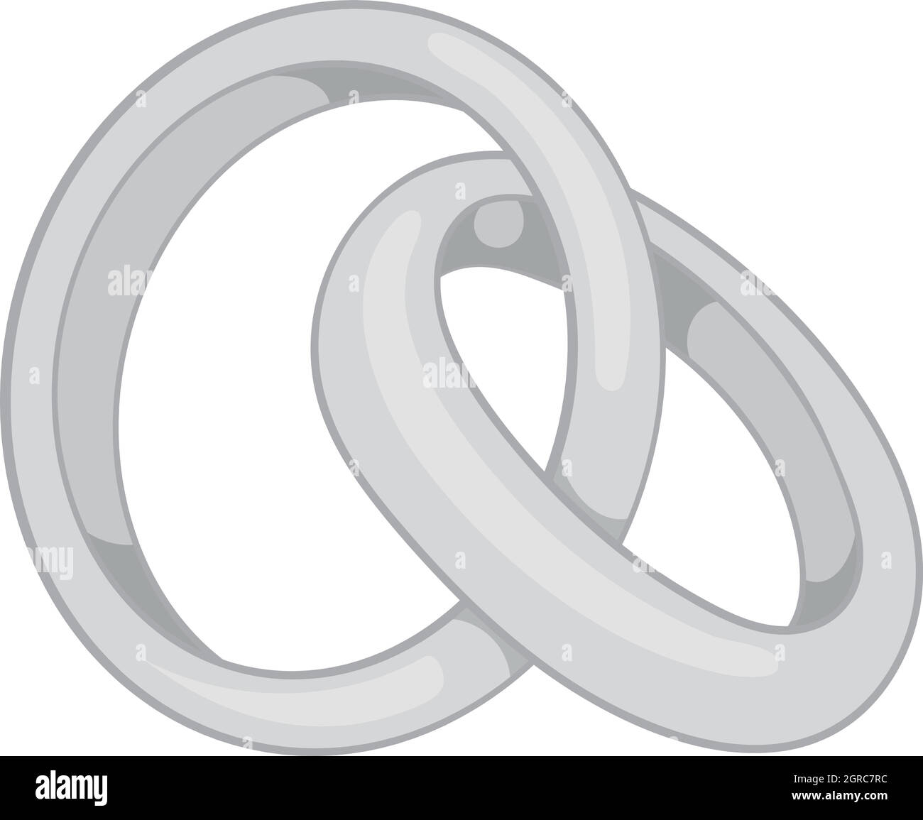 Two wedding rings love sign Stock Vector Images - Alamy