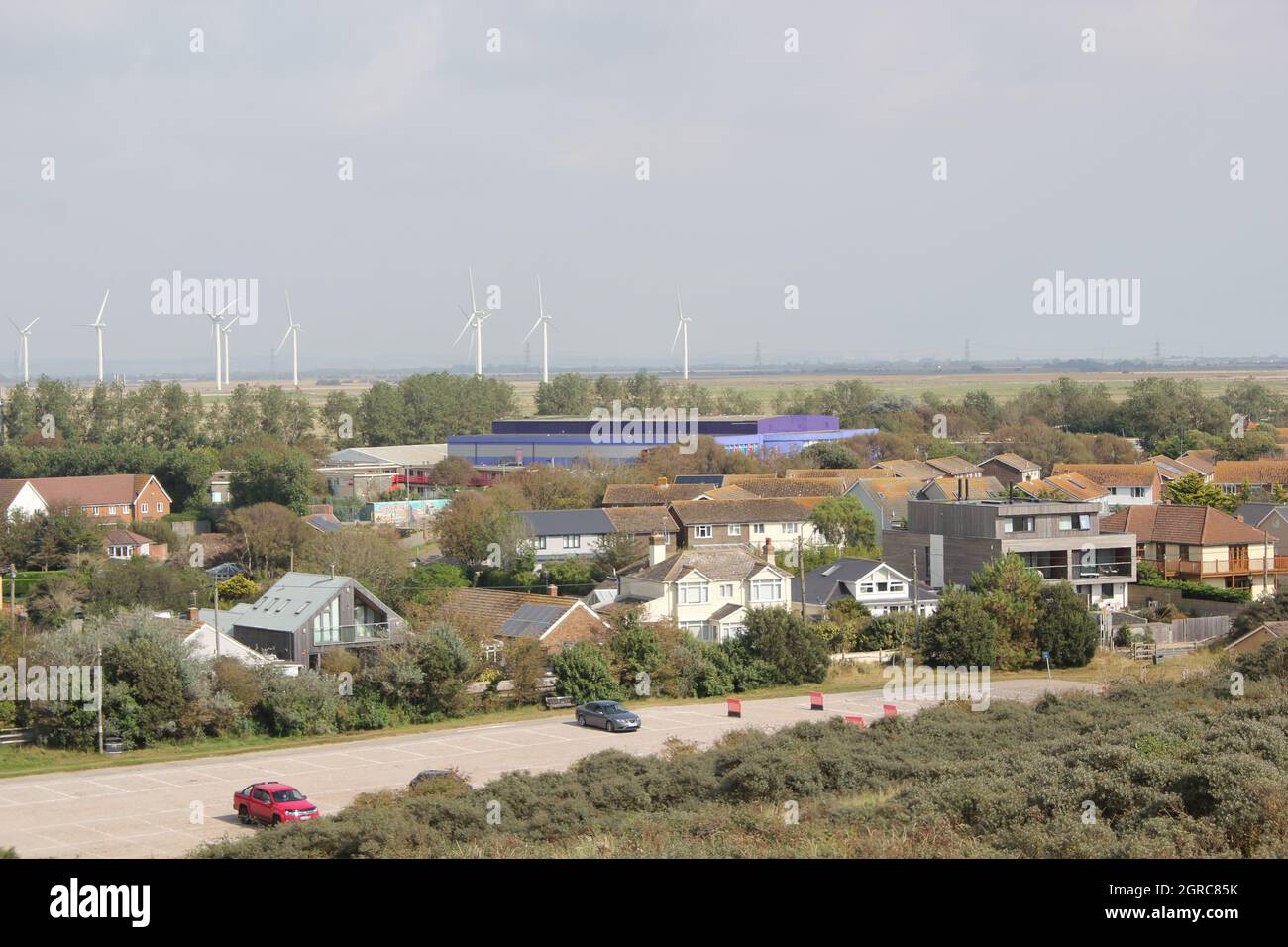 Camber sands East Sussex UK- 20.9.2021: - view of Camber Sand dunes ...