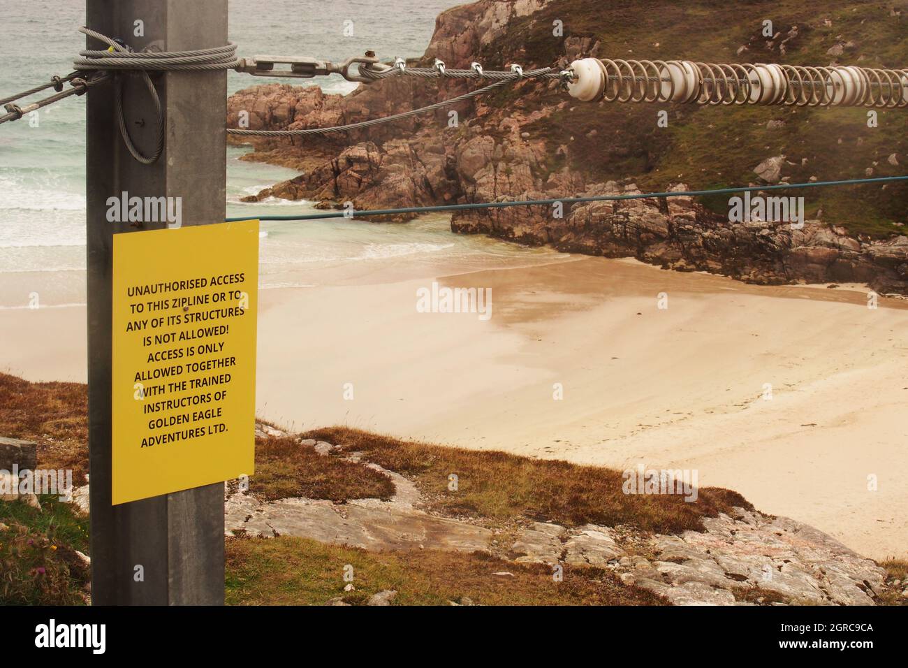 Golden eagle zip line hi-res stock photography and images - Alamy