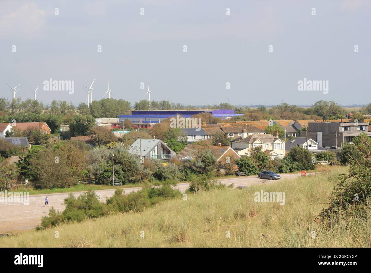 Camber sands East Sussex UK- 20.9.2021: - view of Camber Sand dunes ...