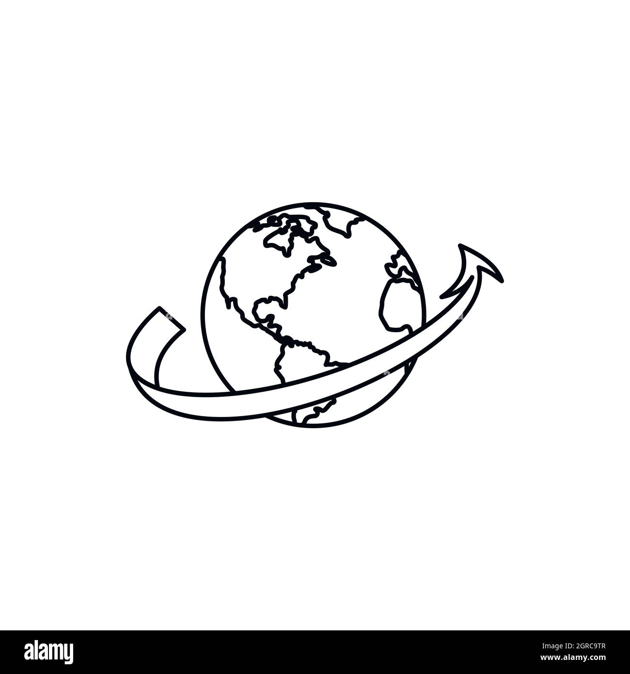 Line plane Stock Vector Images - Alamy