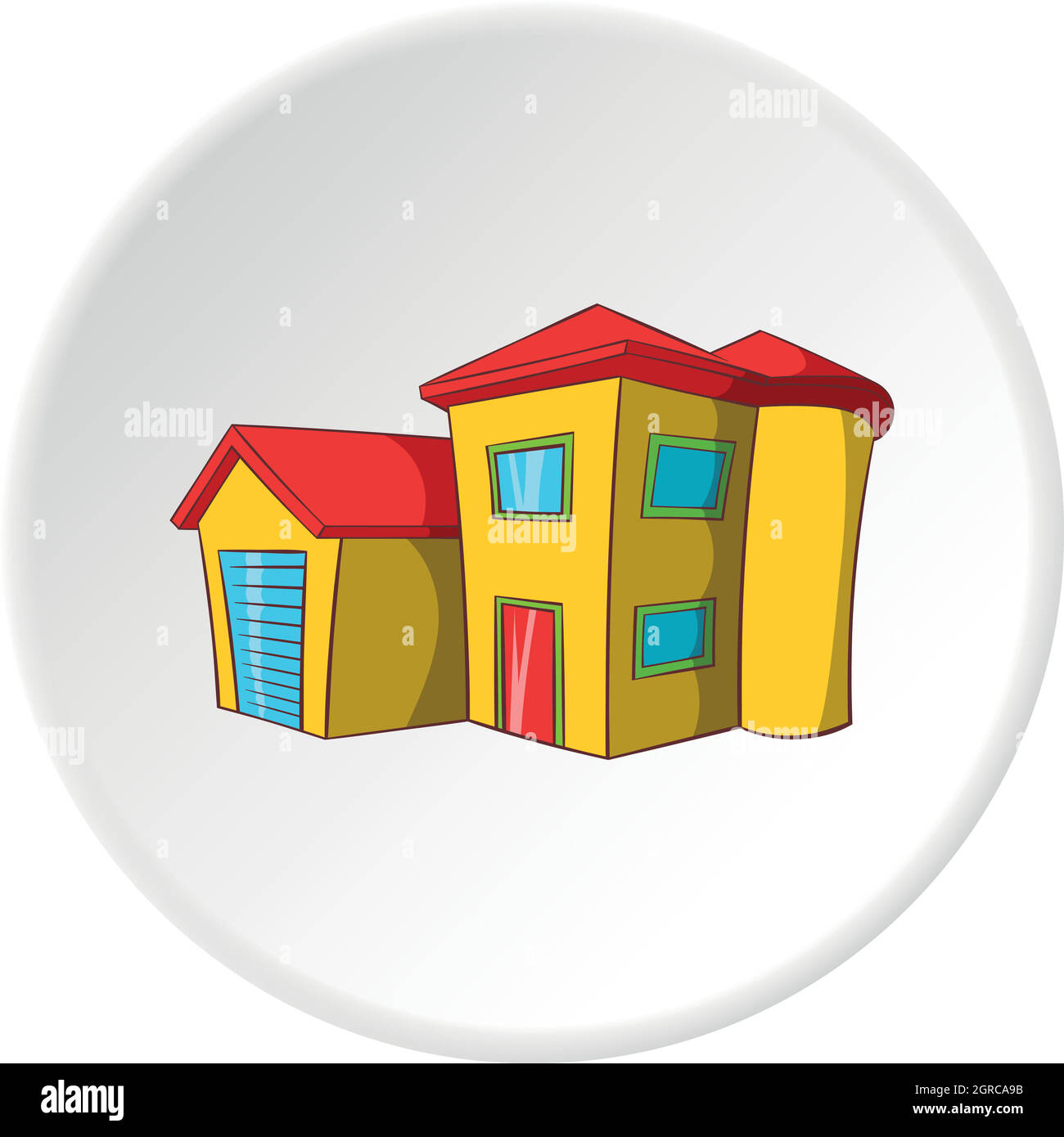 Big house icon, cartoon style Stock Vector Image & Art - Alamy