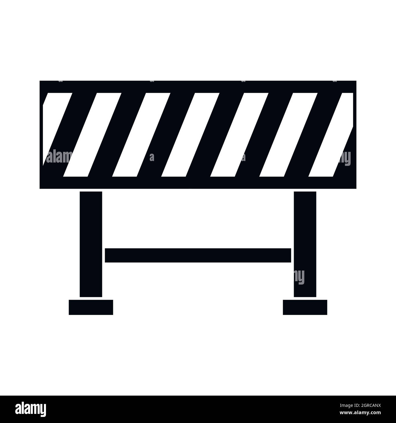 Traffic barrier icon, simple style Stock Vector Image & Art - Alamy