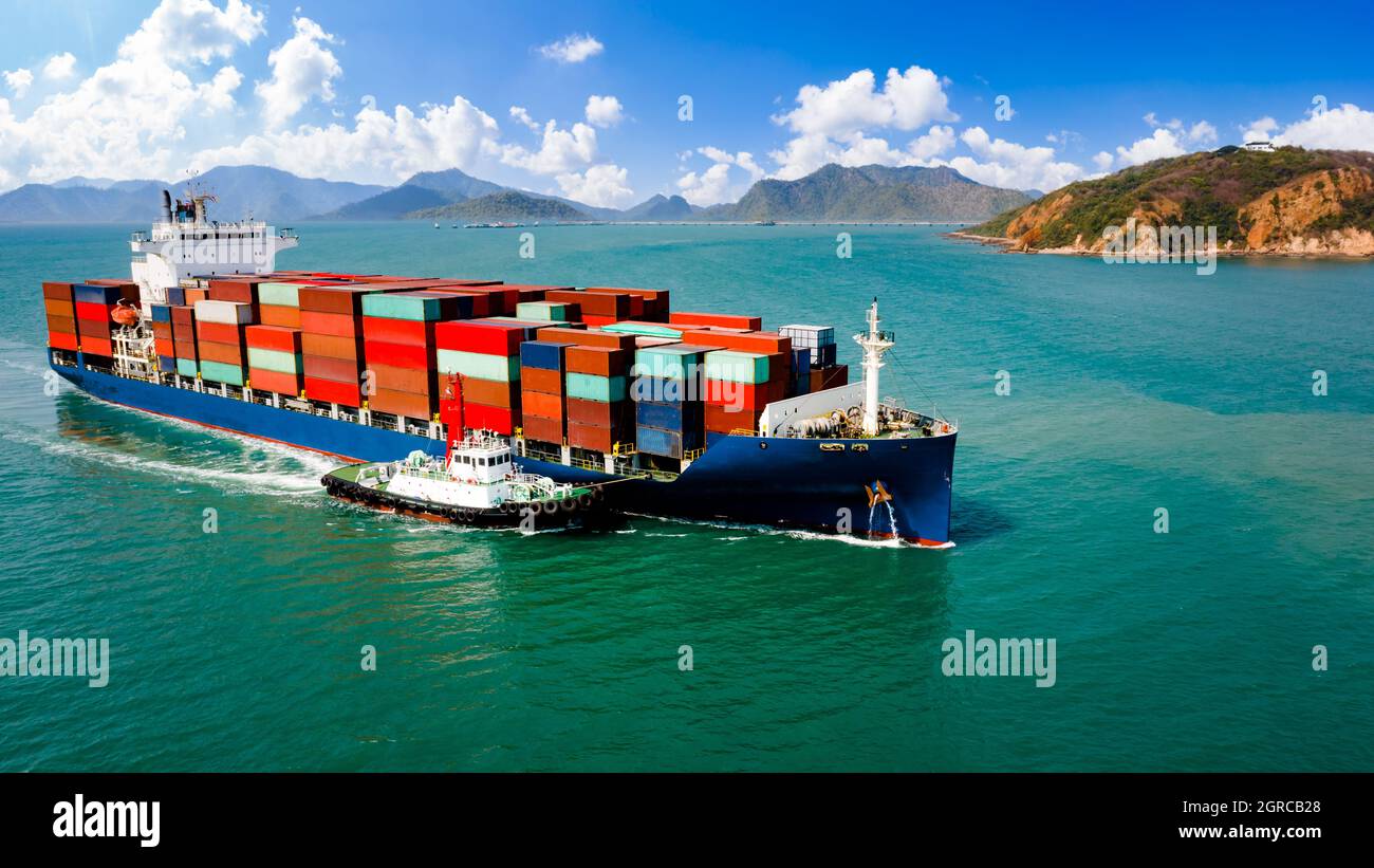 Sea land containers hi-res stock photography and images - Alamy