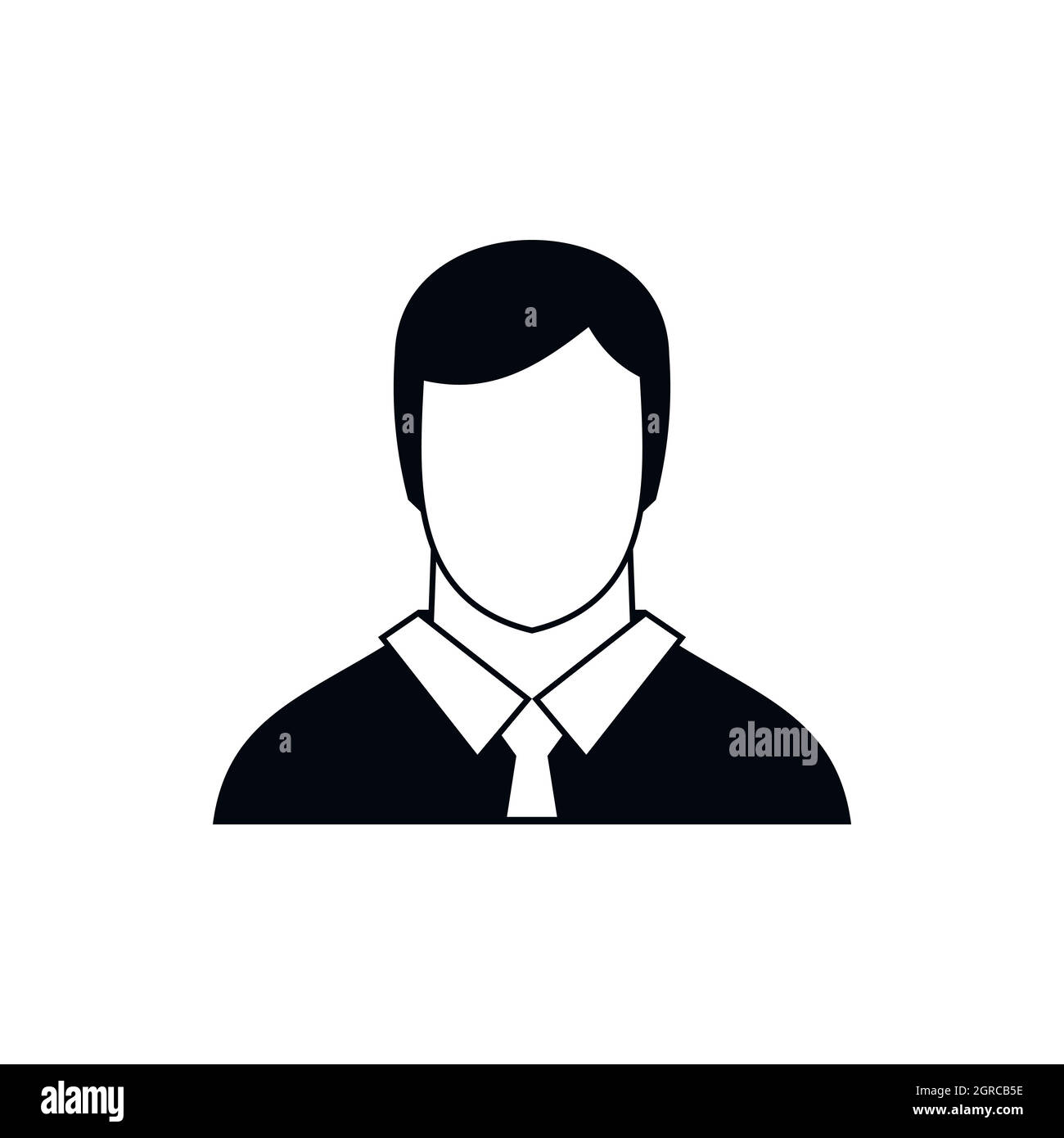 Vector simple people person Cut Out Stock Images & Pictures - Alamy
