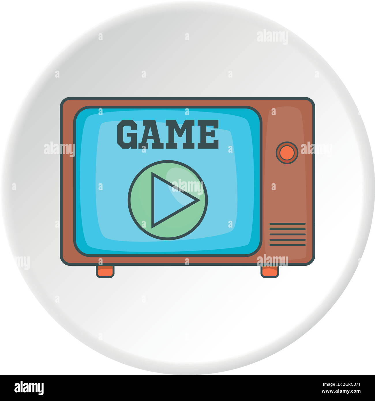 Game cube icon on Stock Vector Images - Alamy