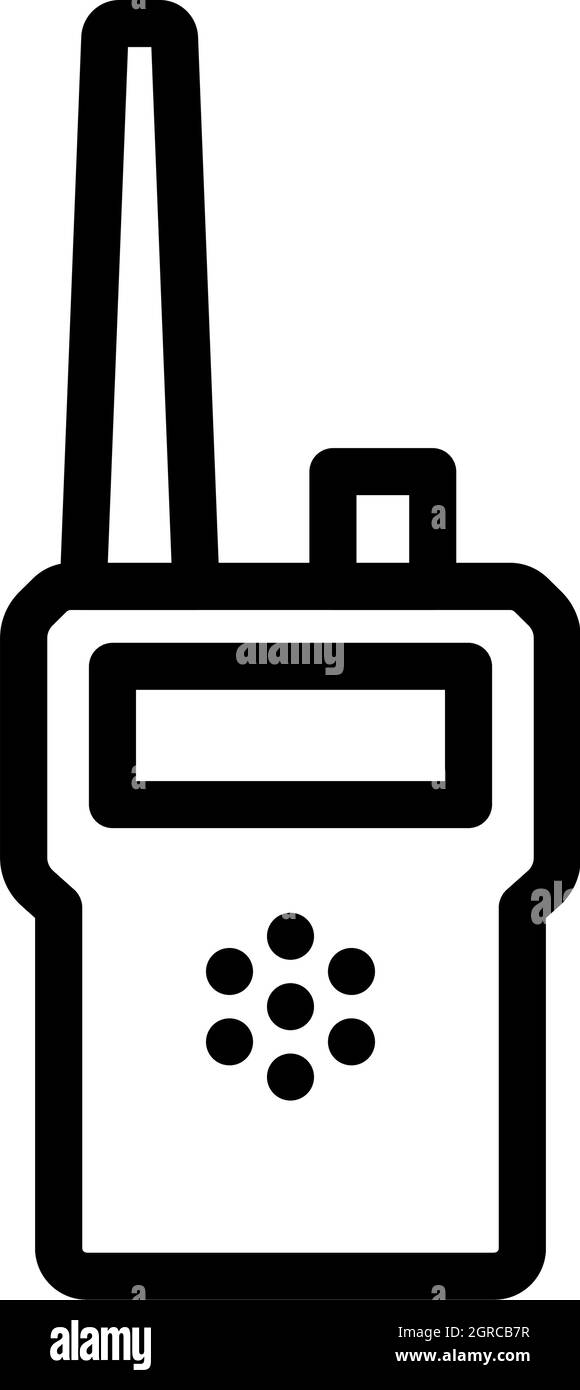 Portable Radio Icon Stock Vector Image & Art - Alamy